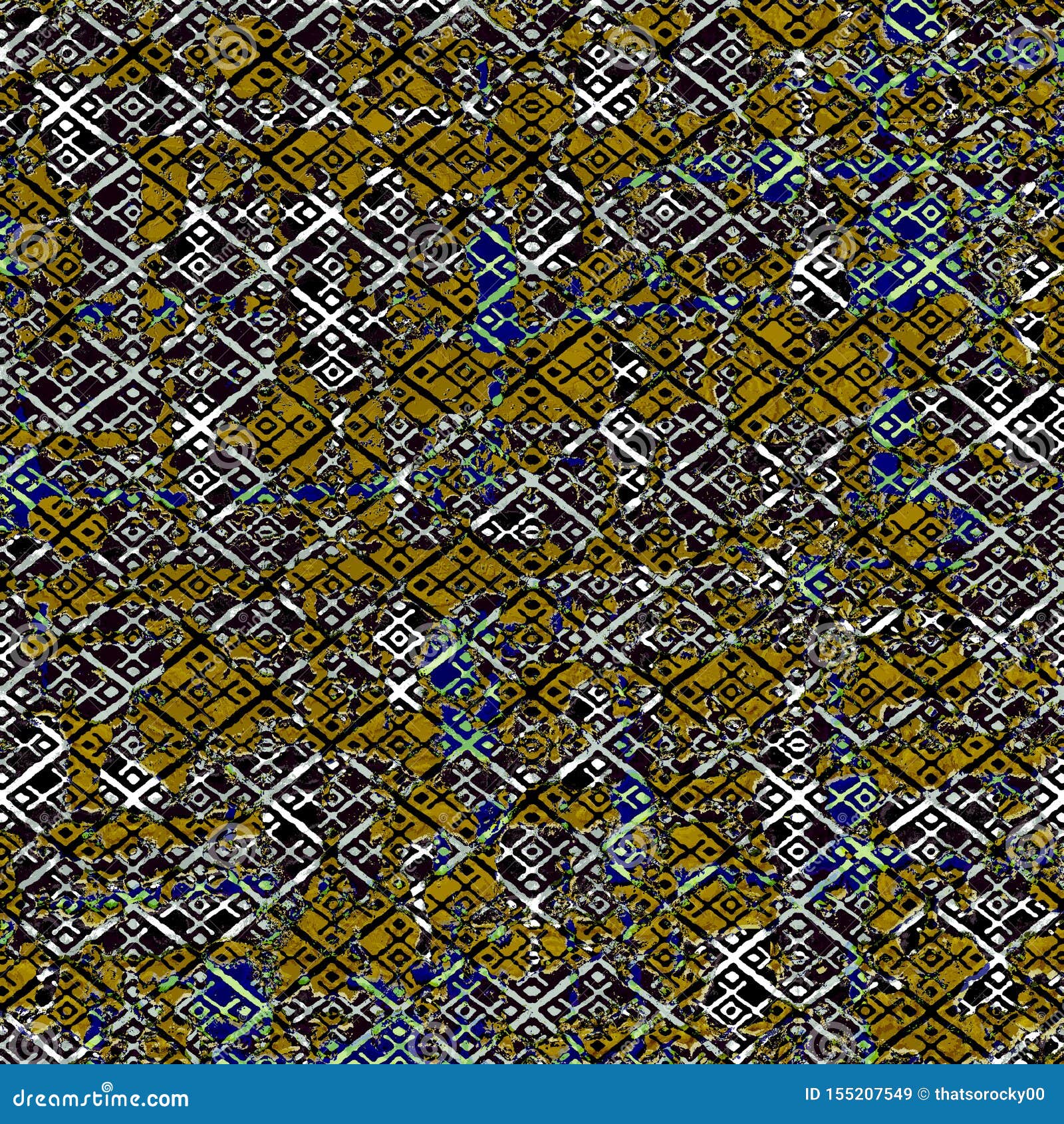 Geometry Classic Repeat Modern Pattern with Textures Stock Illustration ...