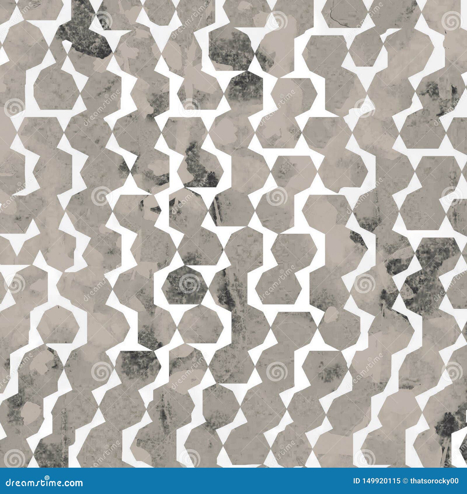 Geometry Classic Repeat Modern Pattern with Textures Stock Illustration ...
