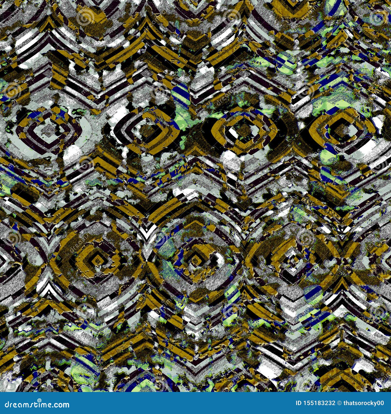 Geometry Classic Repeat Modern Pattern with Textures Stock Illustration ...