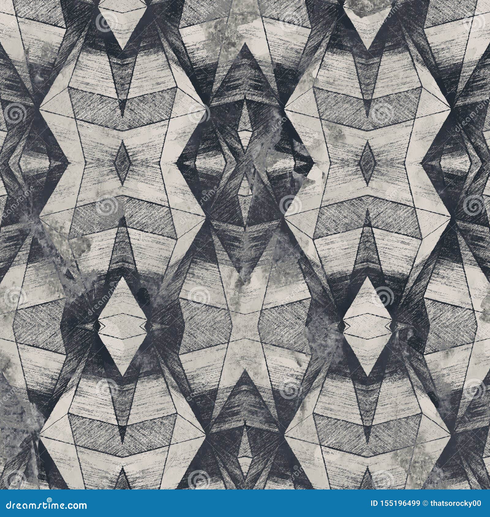 Geometry Classic Repeat Modern Pattern with Textures Stock Illustration ...