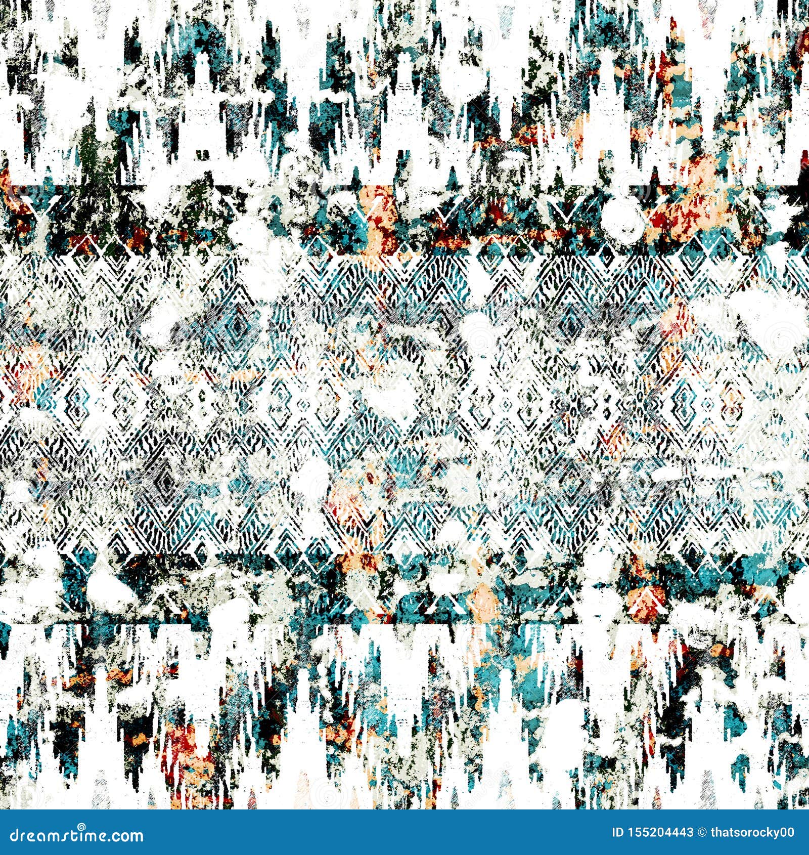 Geometry Classic Repeat Modern Pattern with Textures Stock Illustration ...