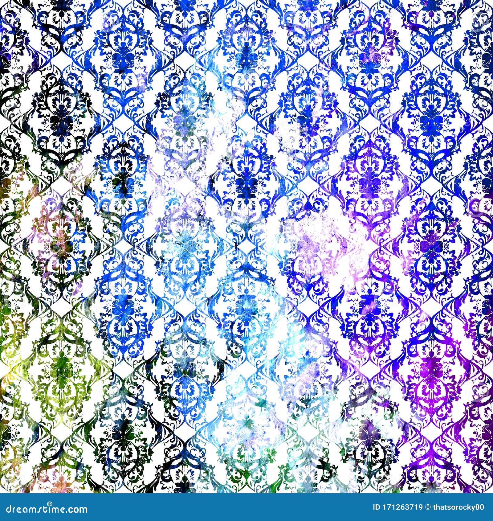 Geometry Repeat Pattern with Texture Background Stock Illustration ...