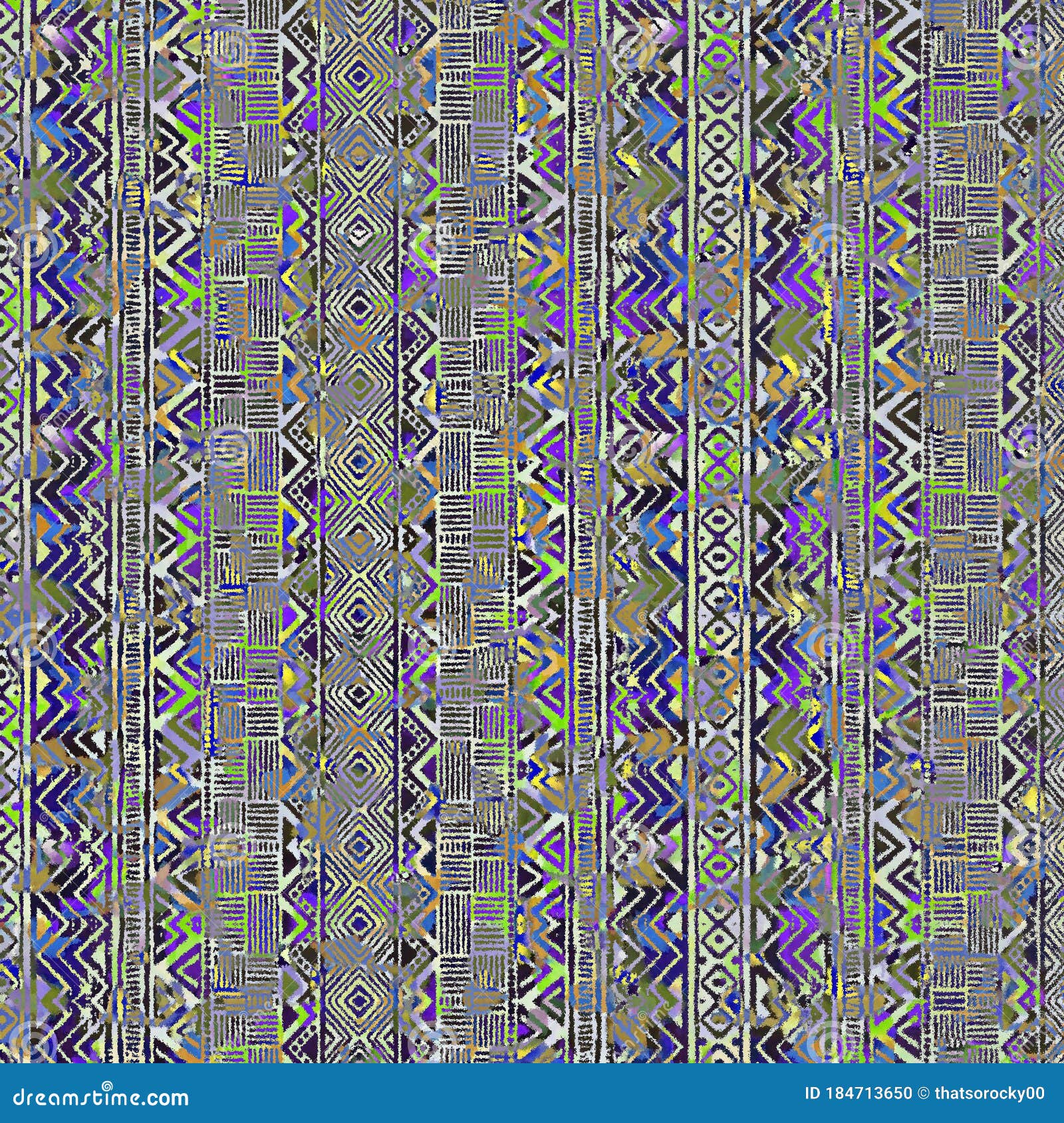 Geometry Repeat Pattern with Texture Background Stock Illustration ...