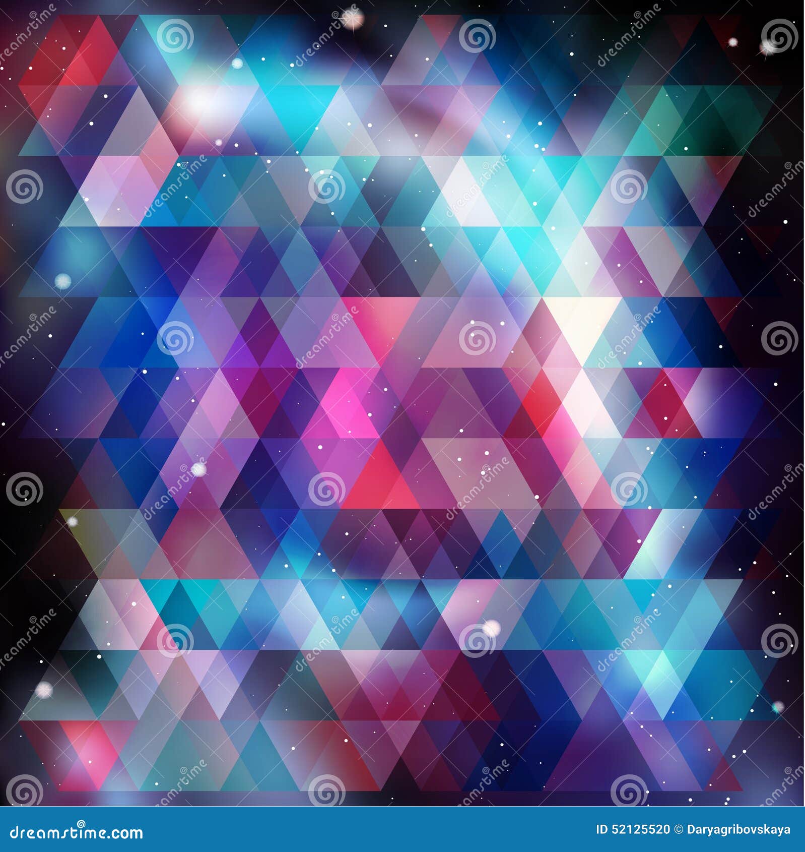 Geometry Cosmos Background, Vector Illustration Stock Vector ...