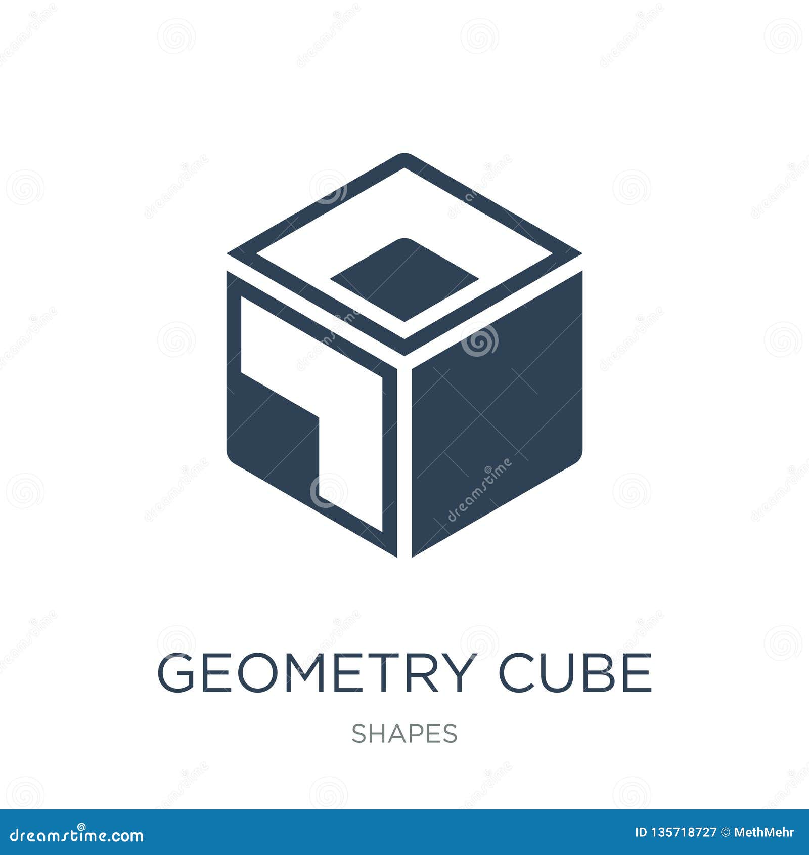 Geometry Cube Math Cartoon Vector | CartoonDealer.com #273722285