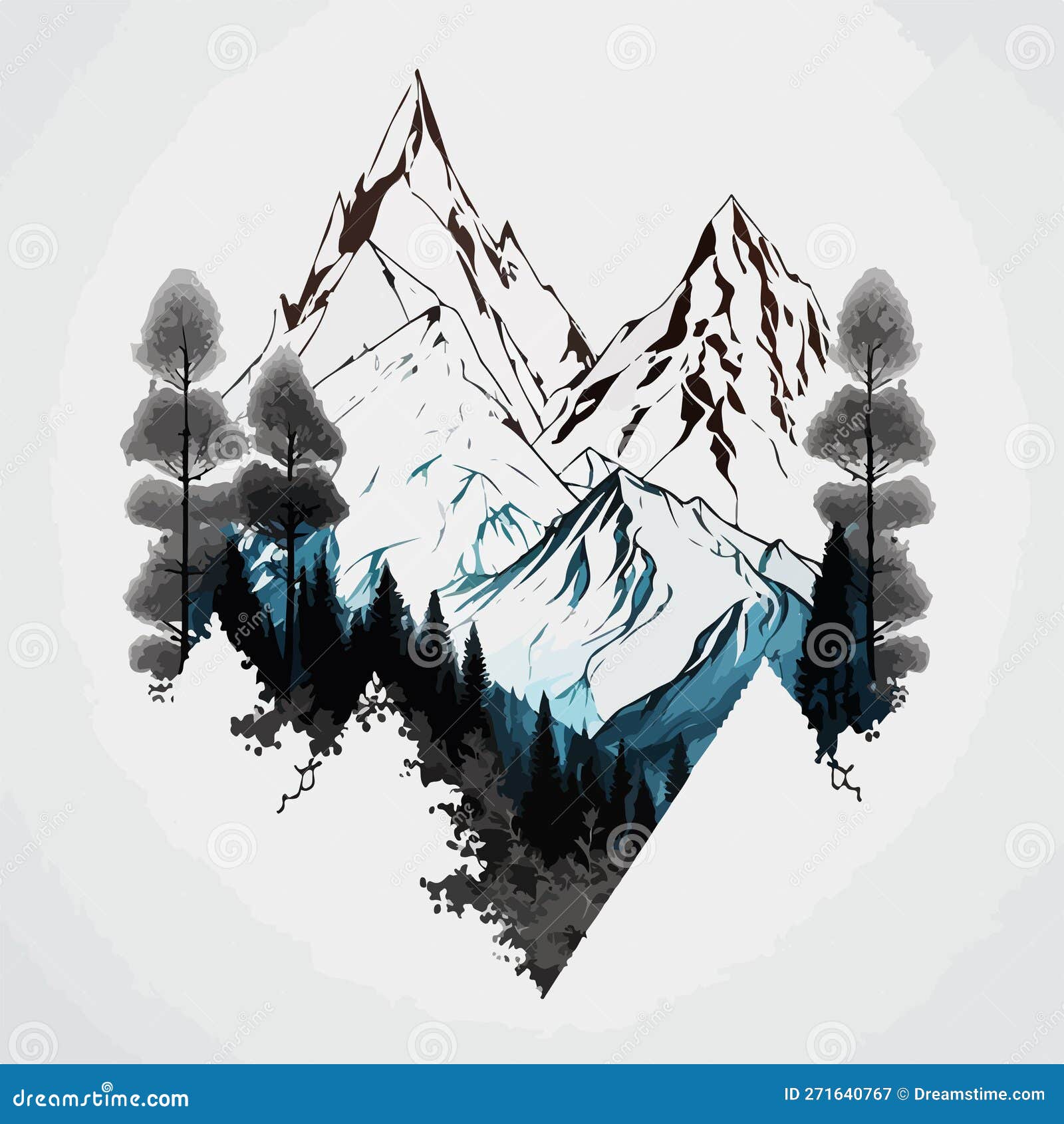 Geometry Design Composition. Vector Geometric Triangle Background ...