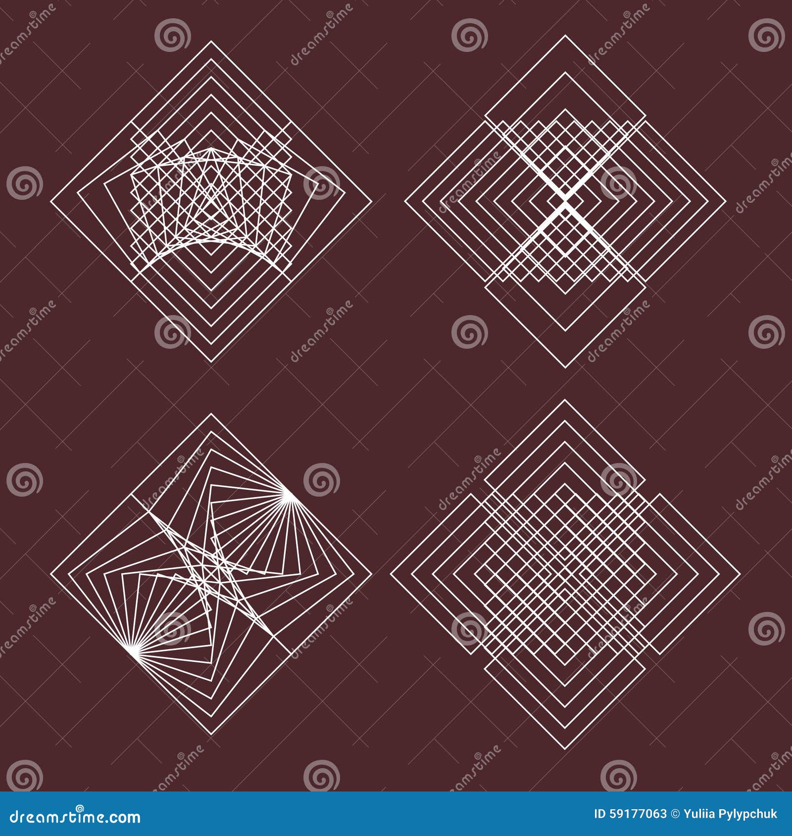 Geometry Figure For Design Vector Illustration | CartoonDealer.com ...