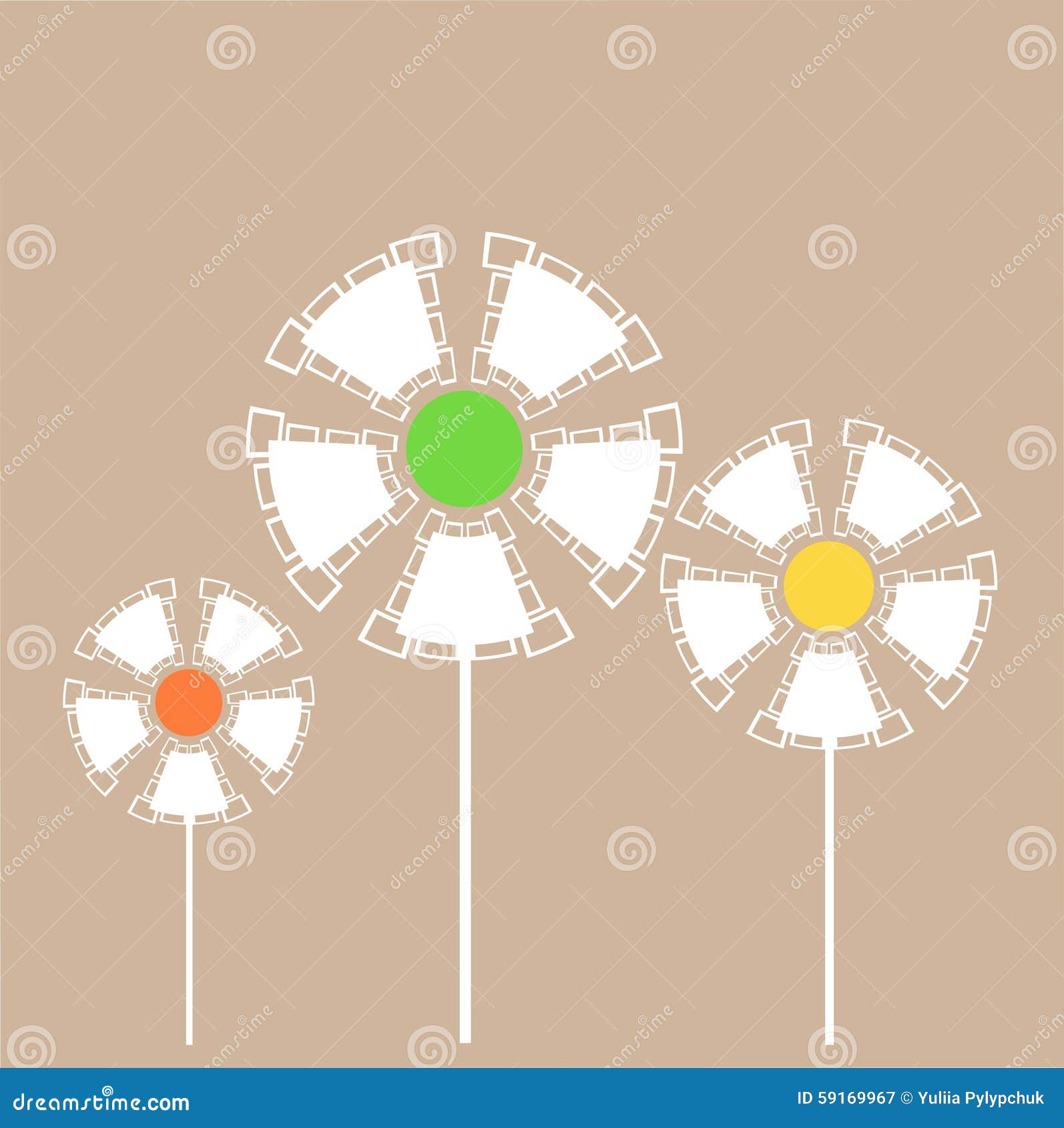 Geometry flower stock vector. Illustration of concept - 59169967
