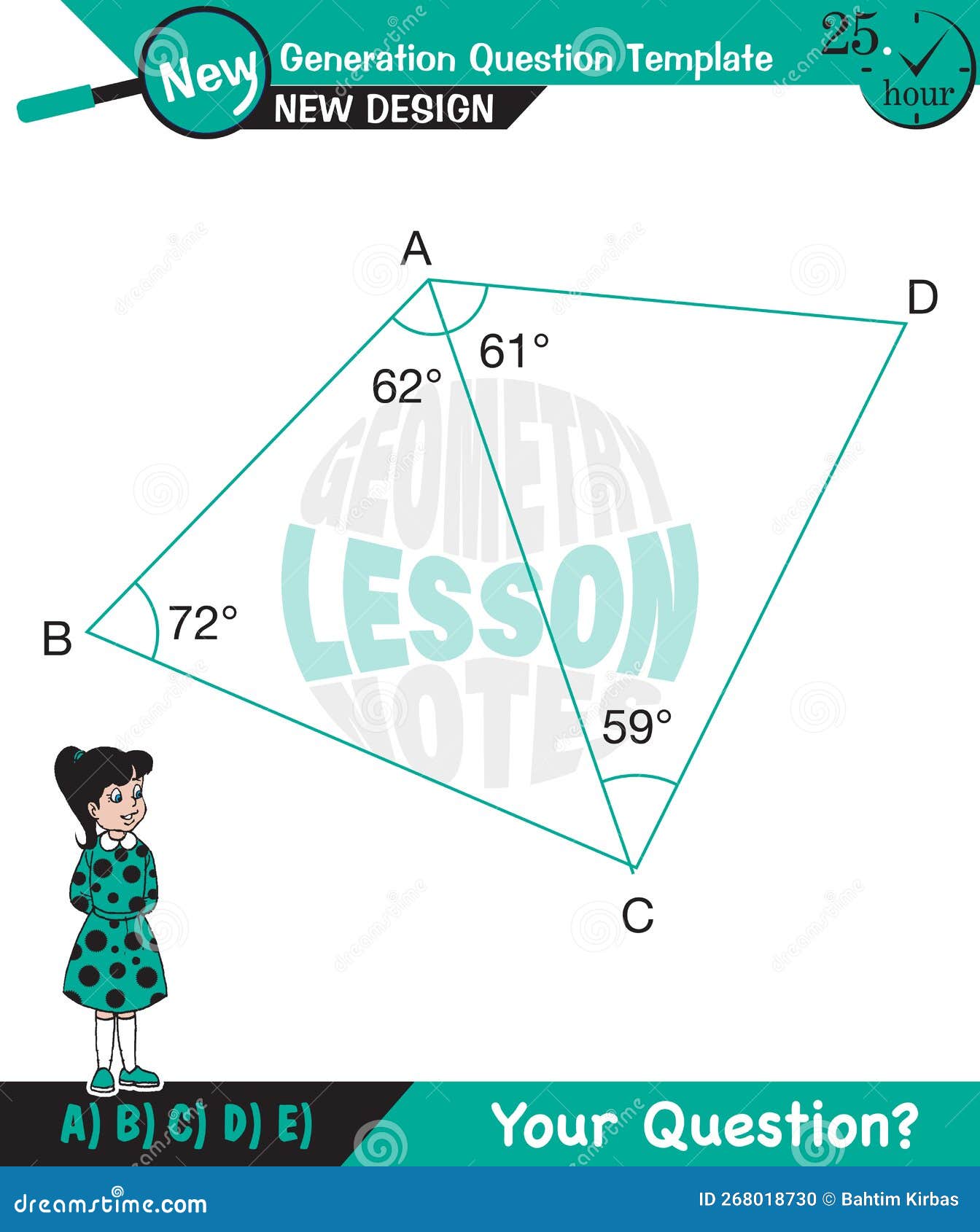 Geometry Lecture Notes, Next Generation Question Template, Drawing of ...