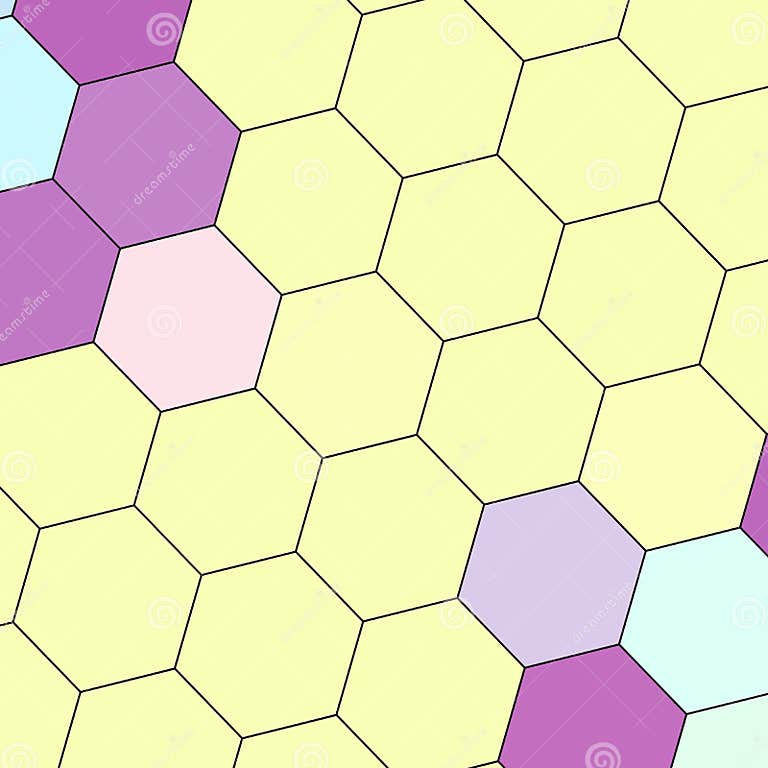 A Geometry Hexagon Wall Texture Background Multicolor Honeycomb Pattern ...