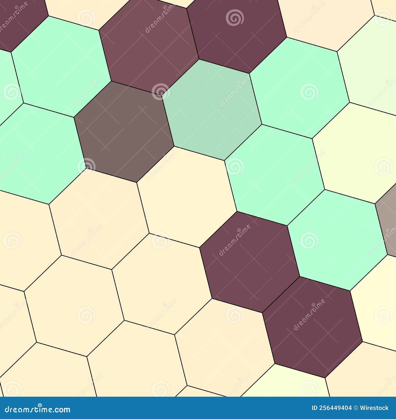 A Geometry Hexagon Wall Texture Background Multicolor Honeycomb Pattern ...