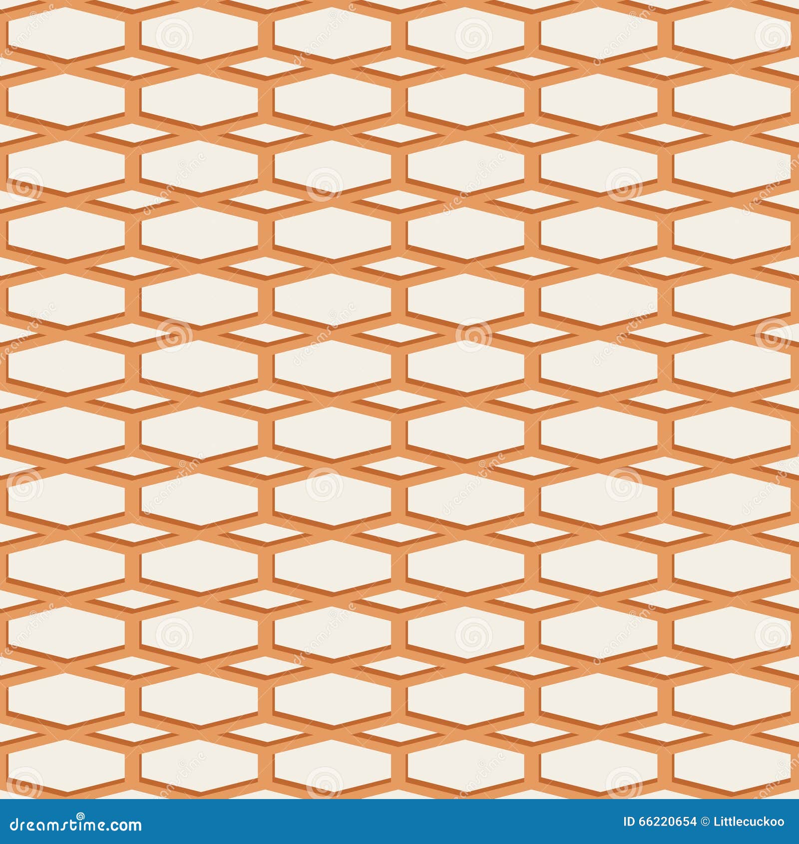 Geometry Hexagonal Vector Seamless Pattern. Stock Vector - Illustration ...