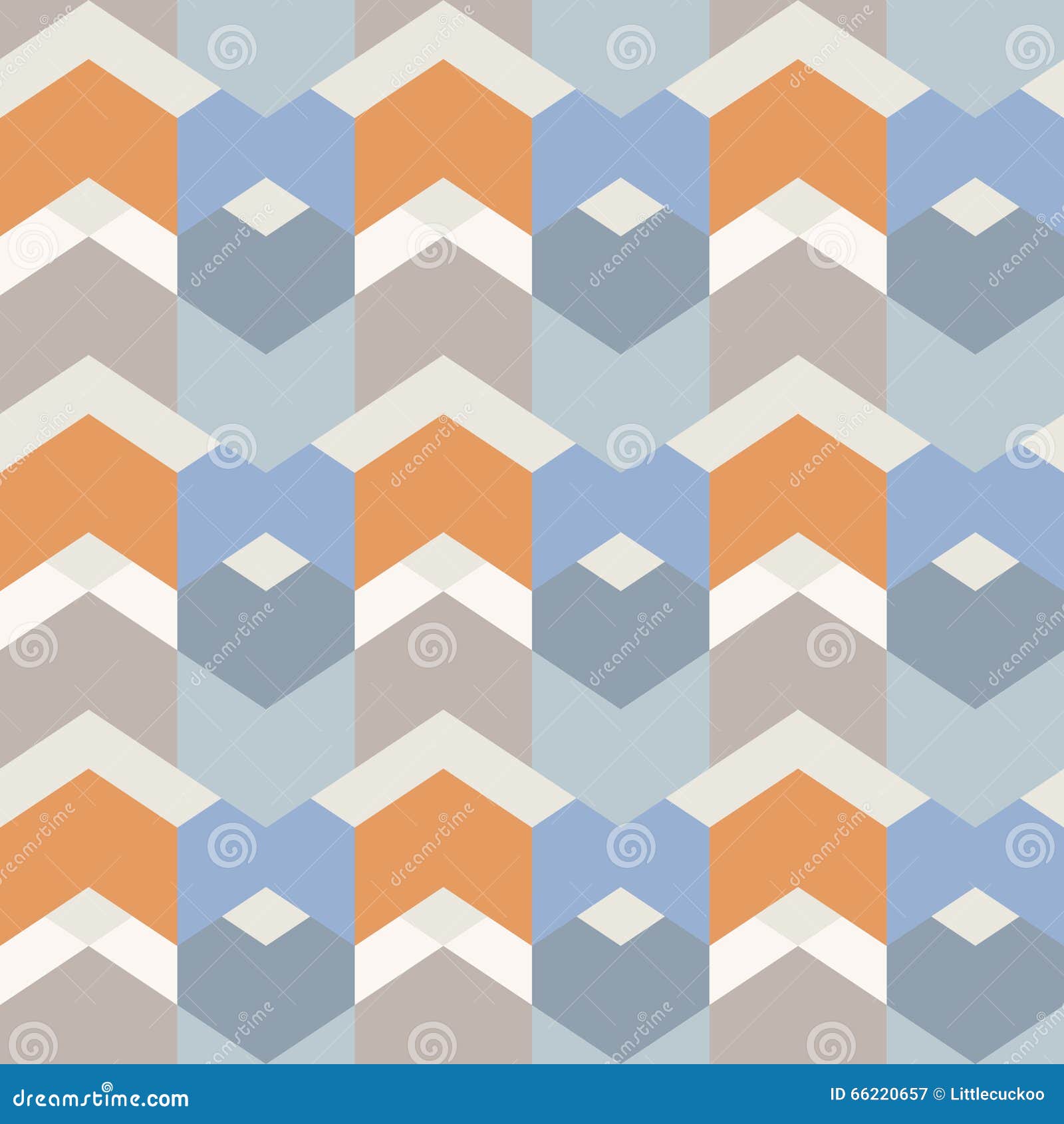 Geometry Hexagonal Vector Seamless Pattern. Stock Vector - Illustration ...