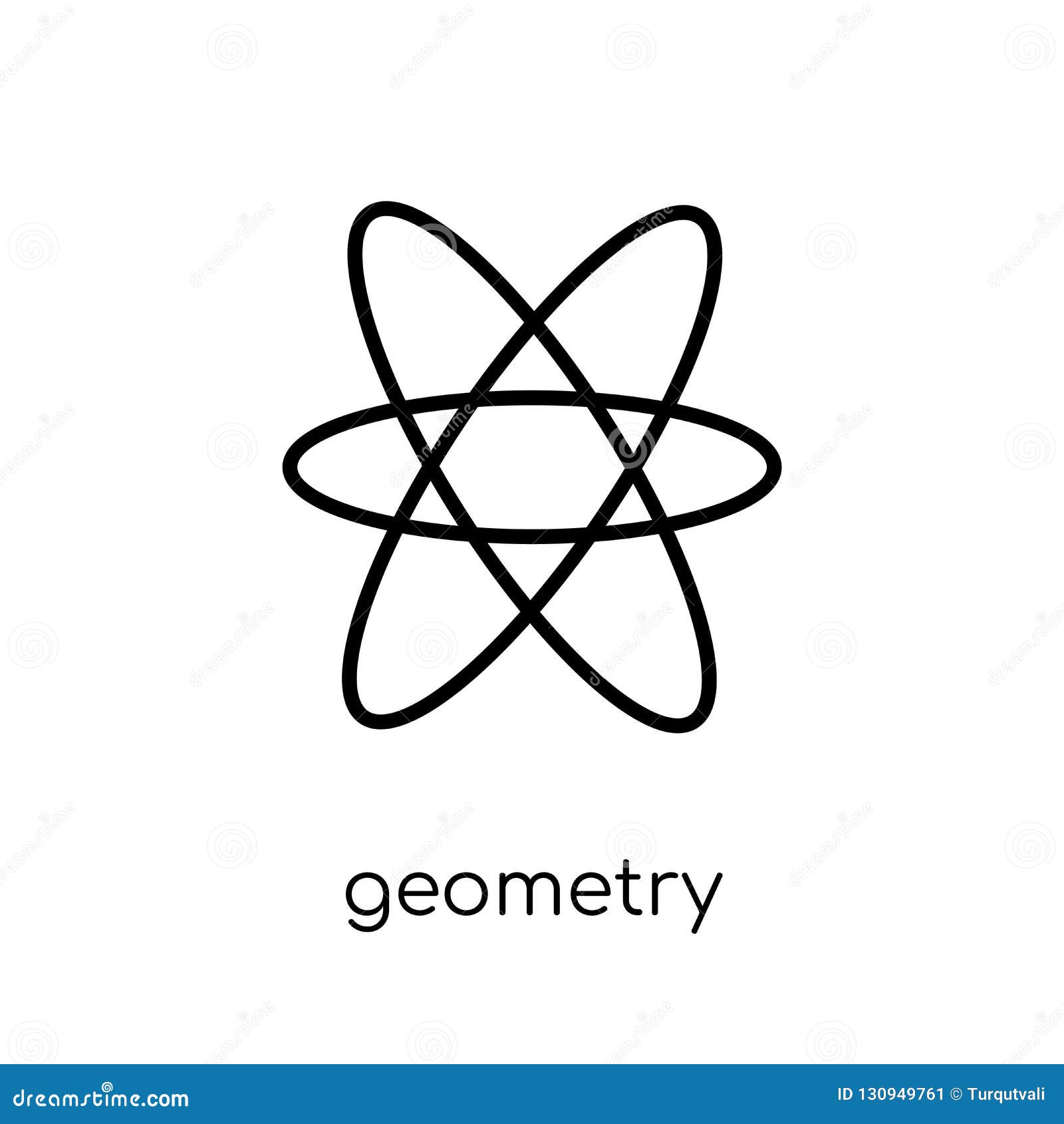 Geometry Icon from Geometry Collection. Stock Vector - Illustration of ...