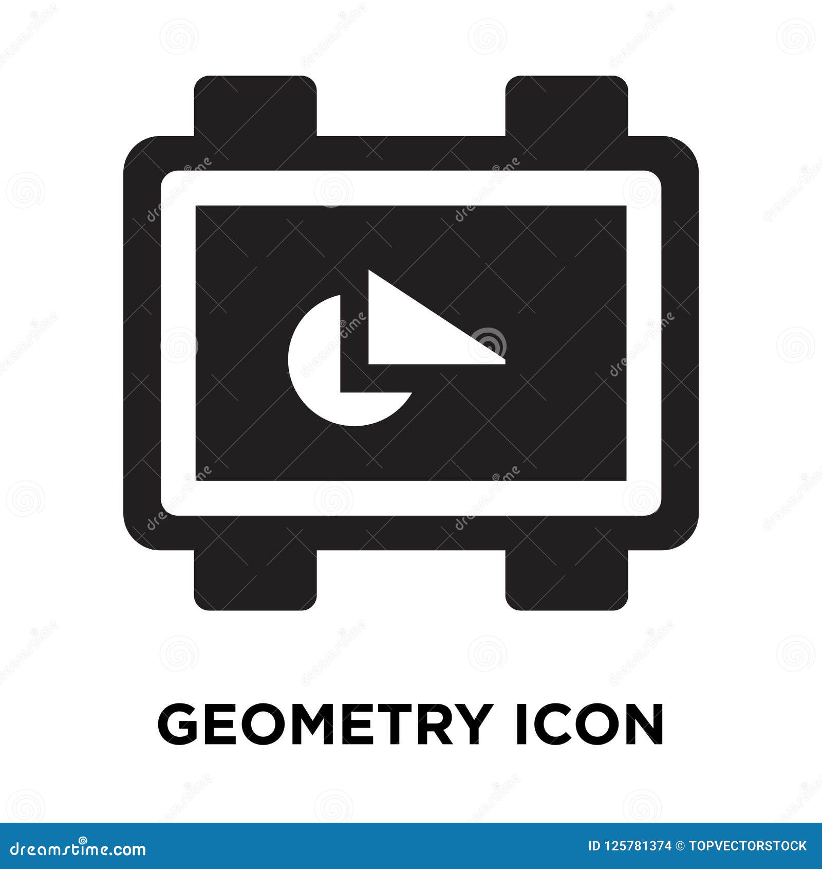 Geometry Icon Vector Isolated on White Background, Logo Concept Stock ...