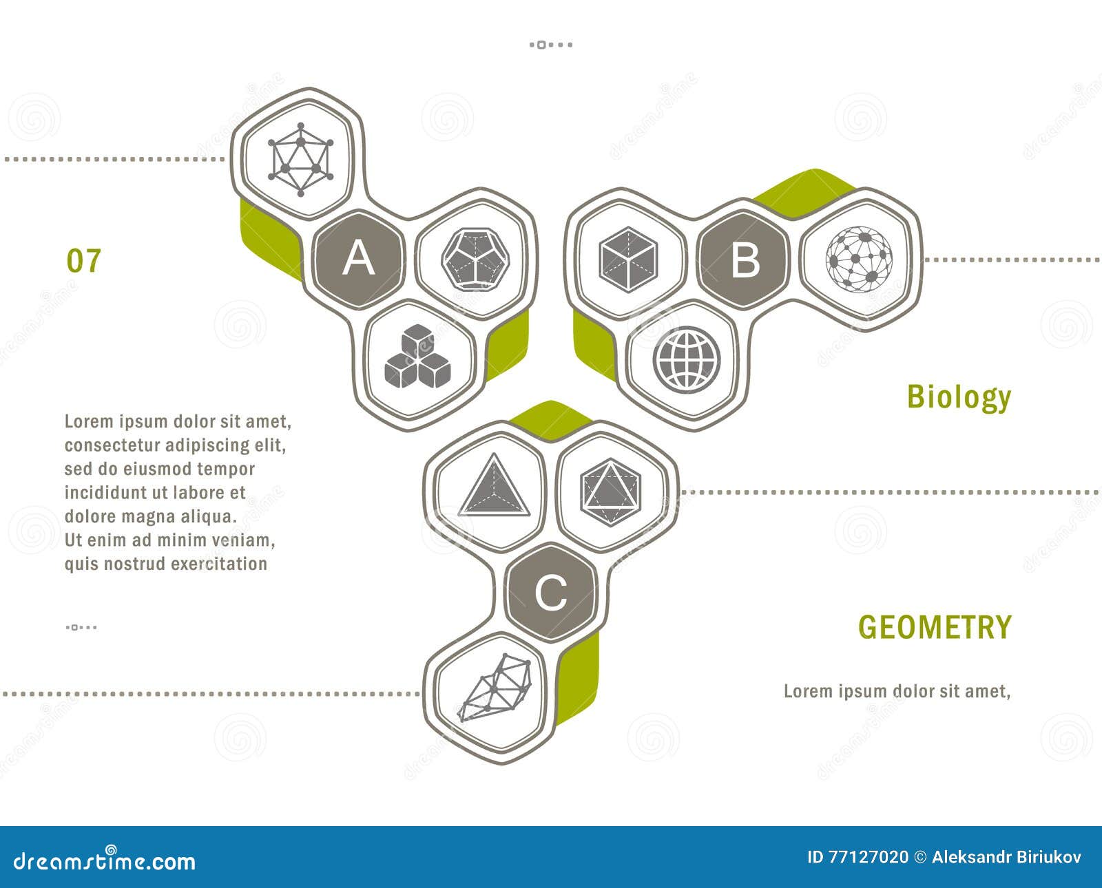 Geometry Icon Website Template Stock Illustration - Illustration of ...