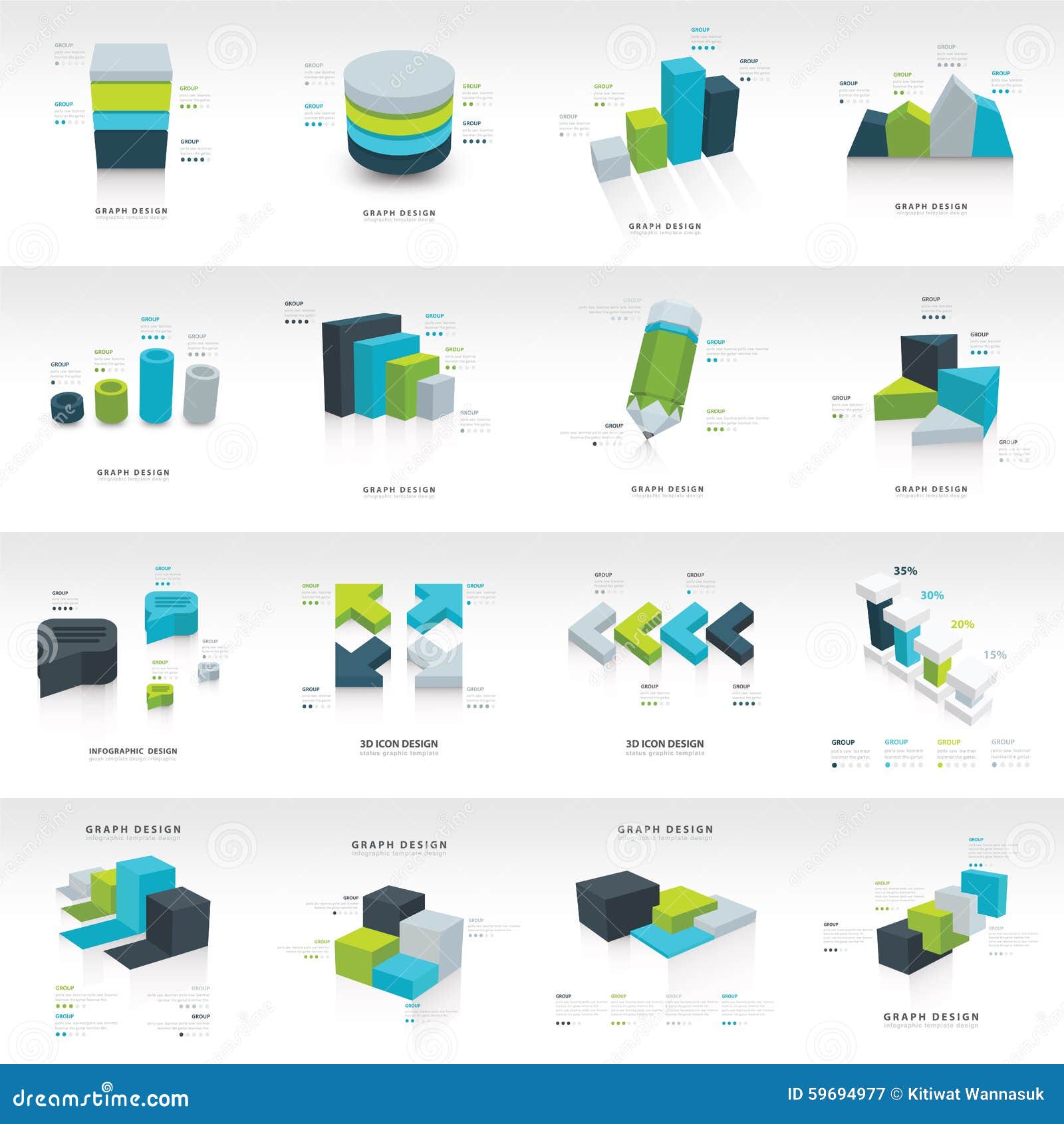 Geometry Infographic Template Vector Design Stock Vector - Illustration ...