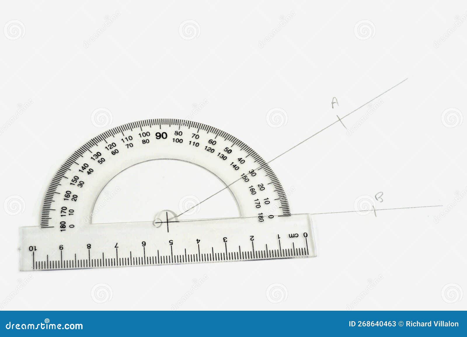 Geometry lessons stock image. Image of pencil, lesson - 268640463