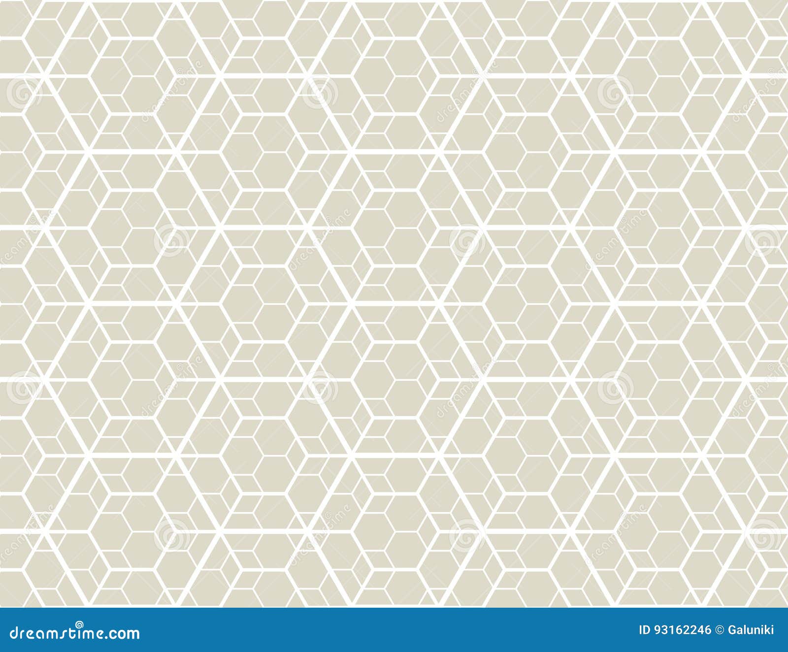 Geometry Line Hexagonal Seamless Pattern Stock Vector - Illustration of design, oriental: 93162246