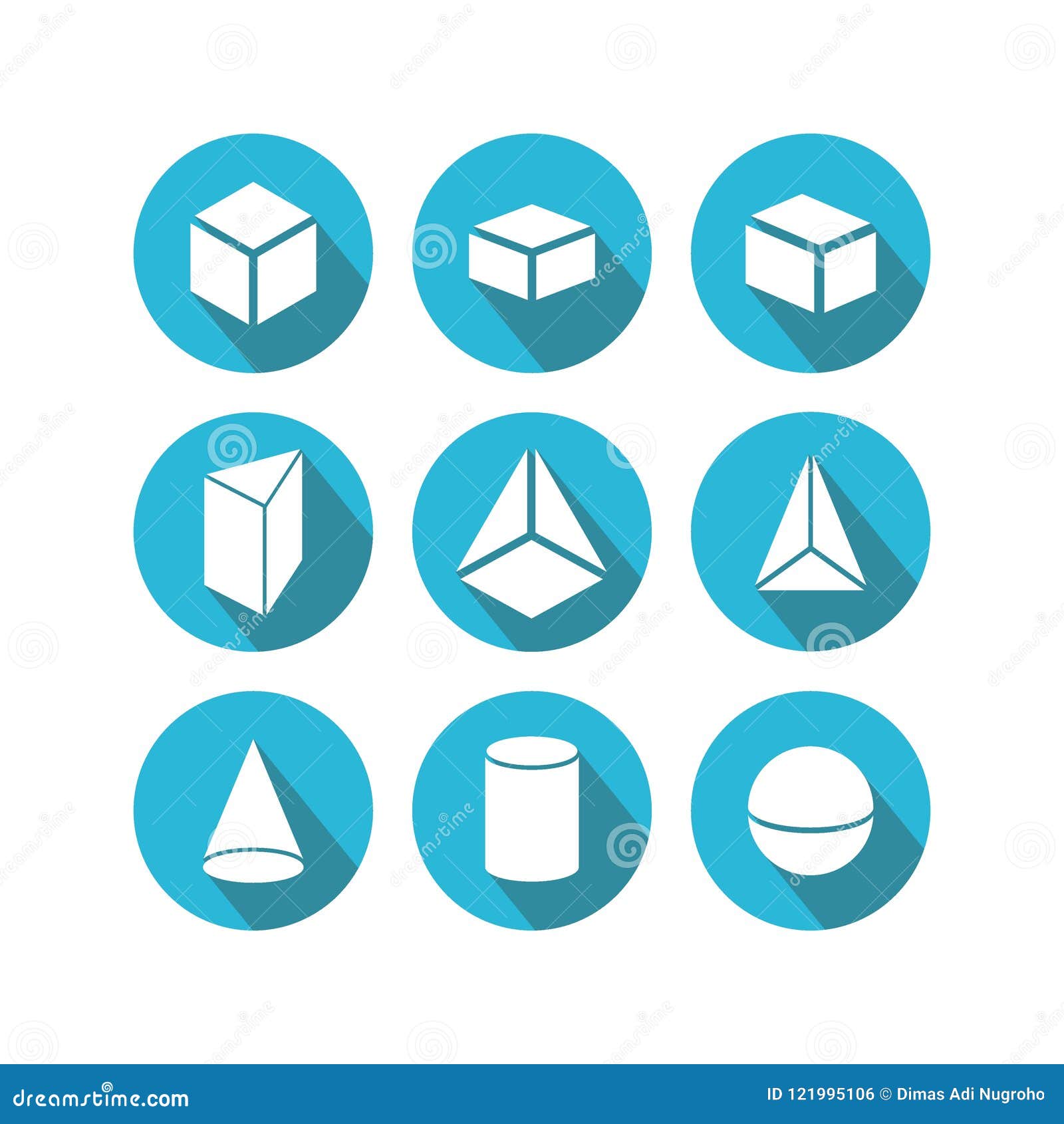 Geometry Logo Template on Circle. Mathematics Vector Stock Illustration ...