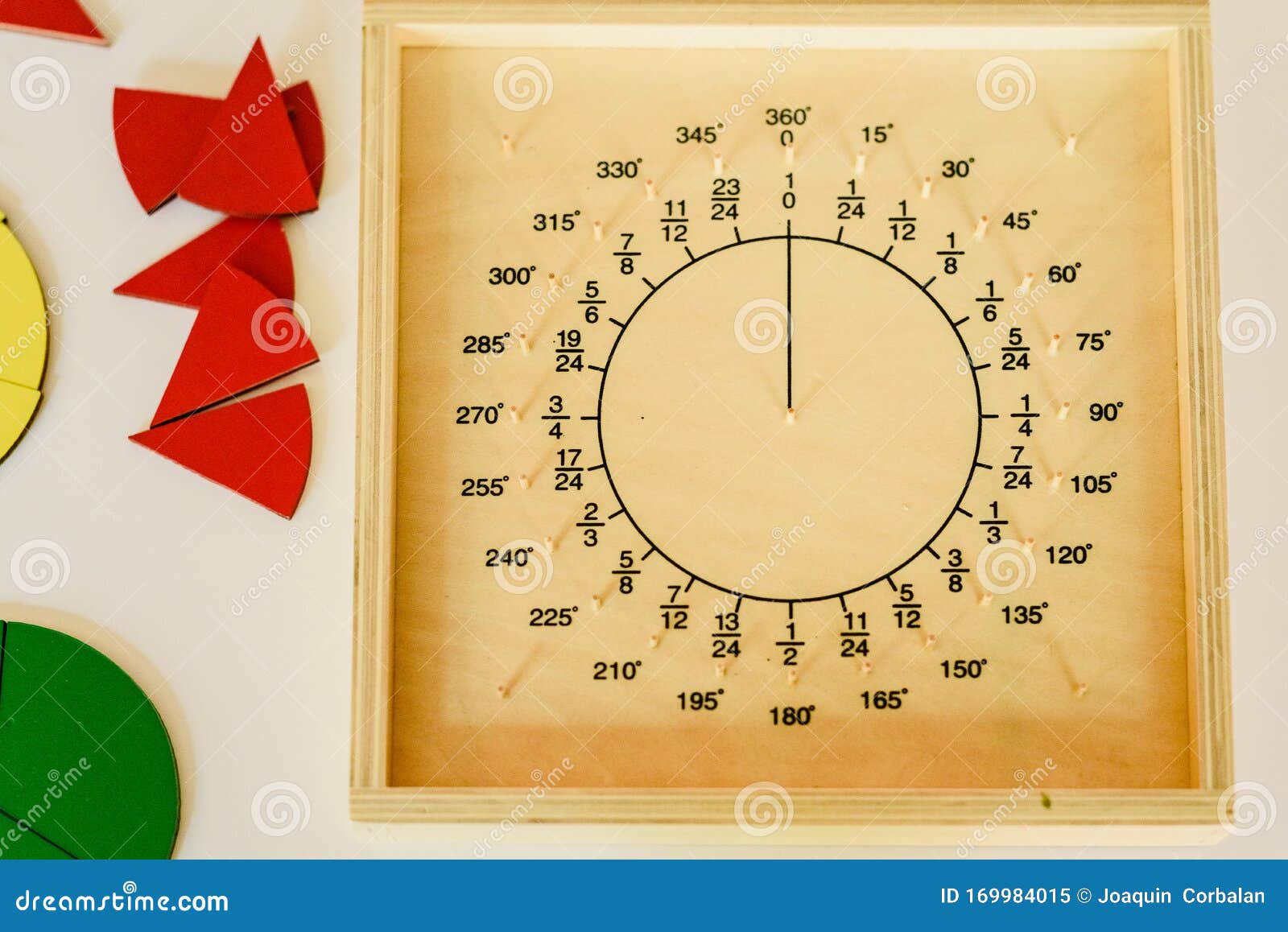 Geometry and Mathematics Materials in a Montessori Classroom Stock ...