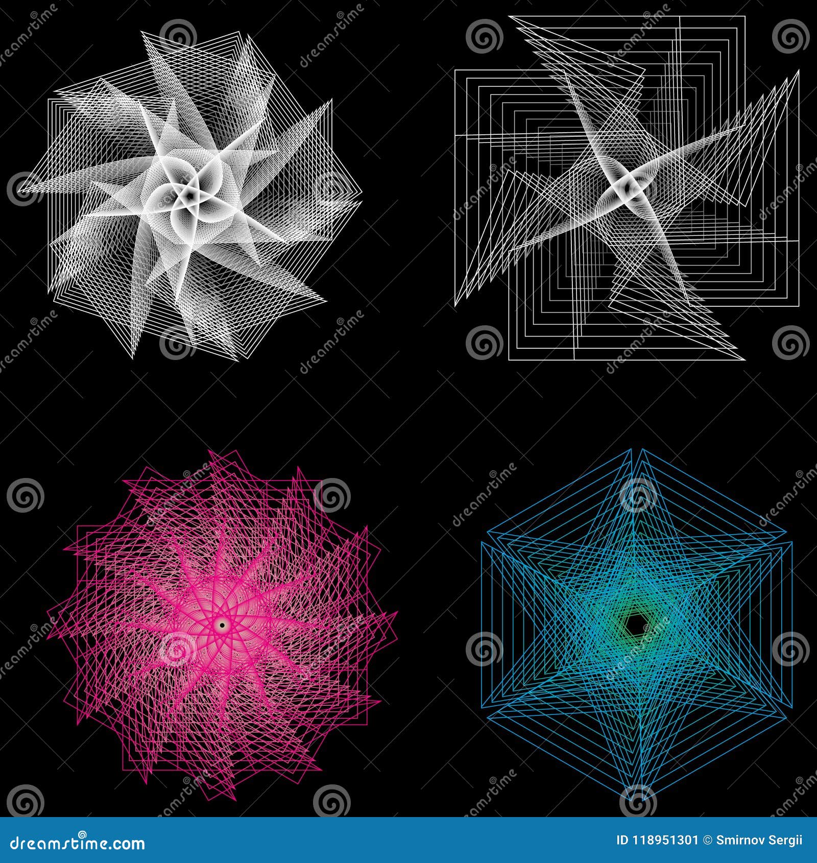 Geometry Minimalistic Artwork Poster with Simple Shape and Figure Stock ...