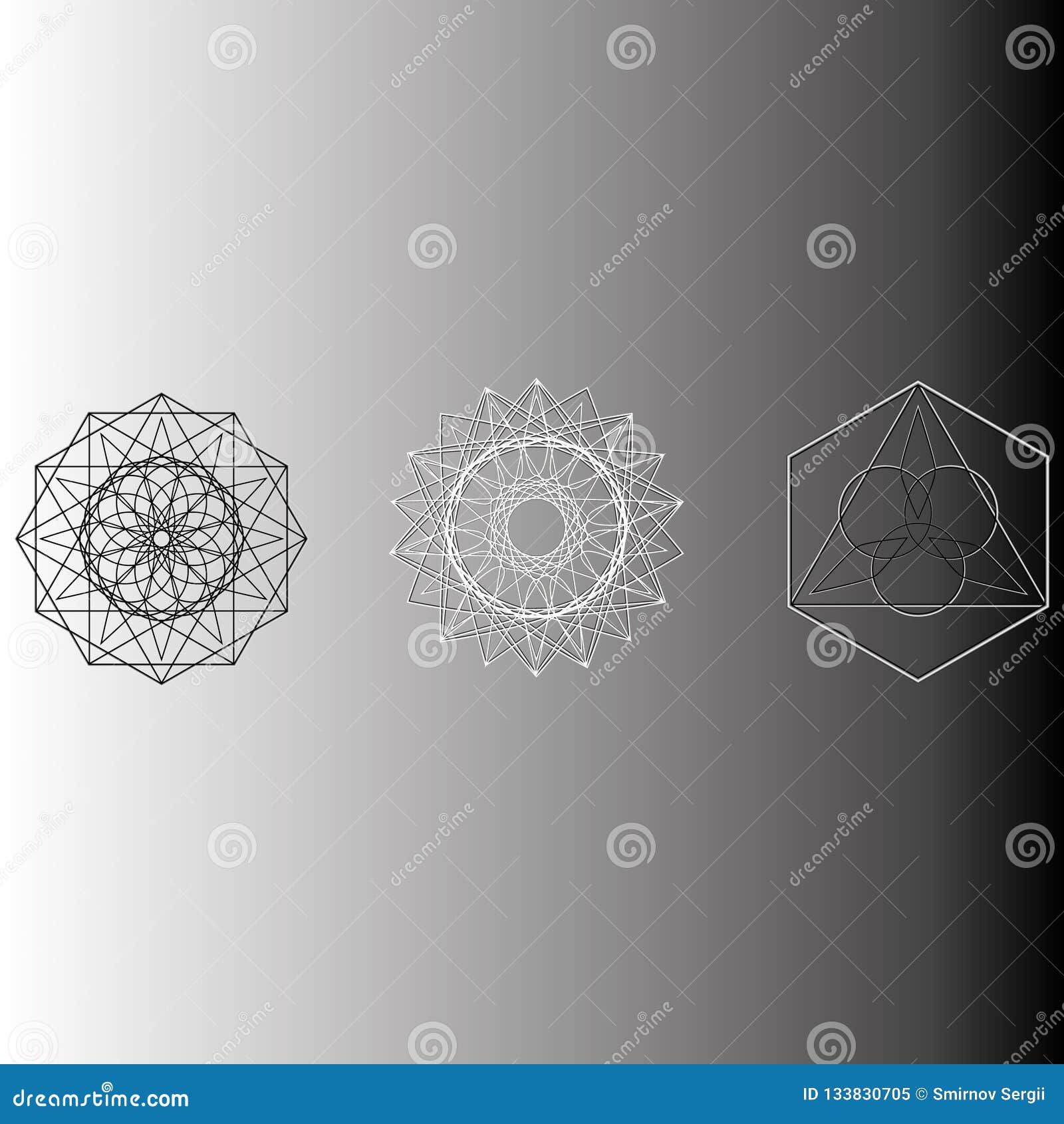 Geometry Minimalistic Artwork Poster with Simple Shape and Figure Stock ...