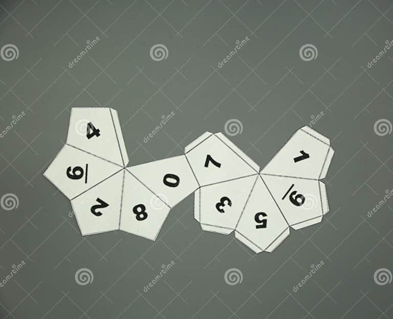 Geometry Net of Platonic Solids Dodecahedron. 2-dimensional Shape that ...