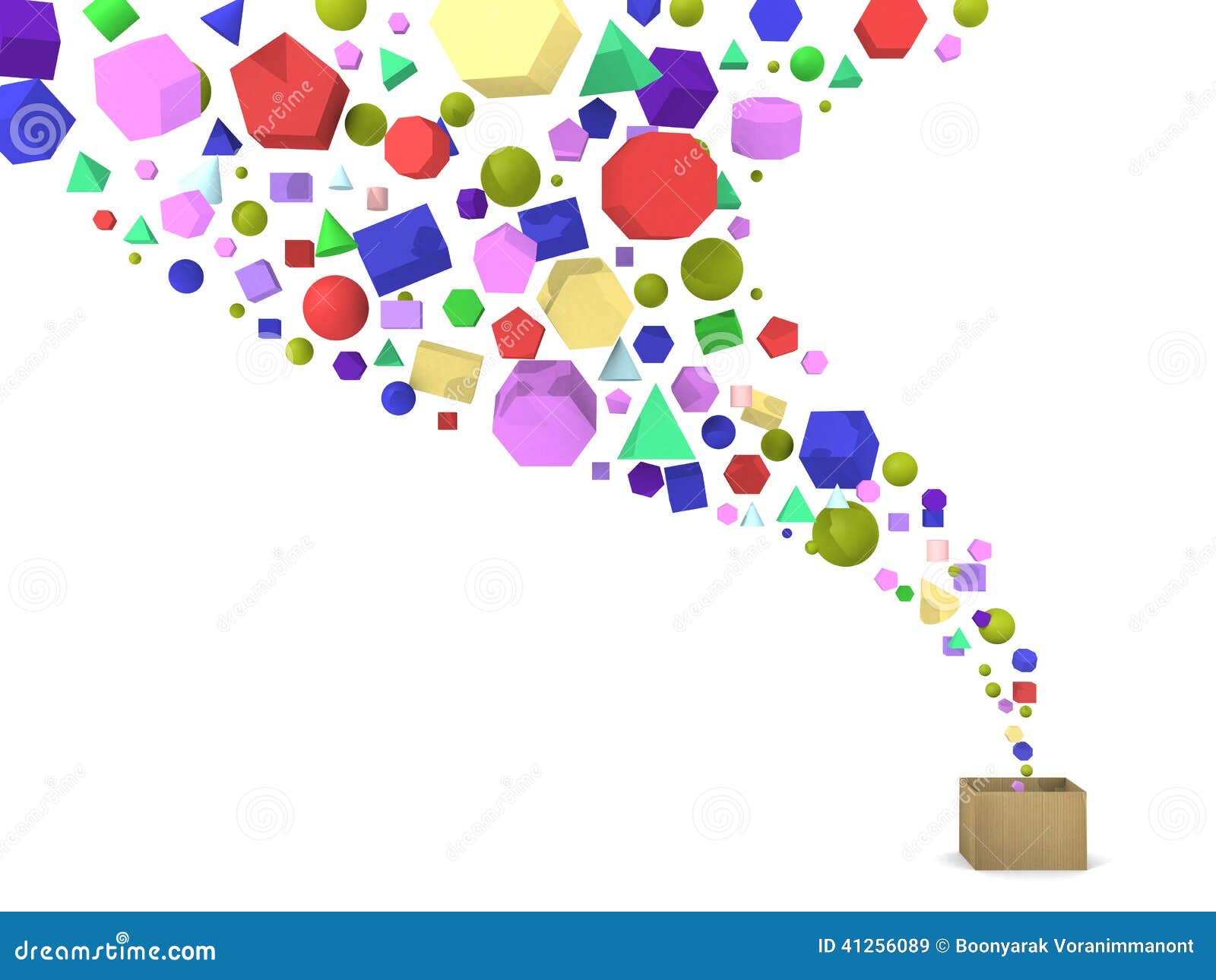 Geometry out of the box. stock illustration. Illustration of ...