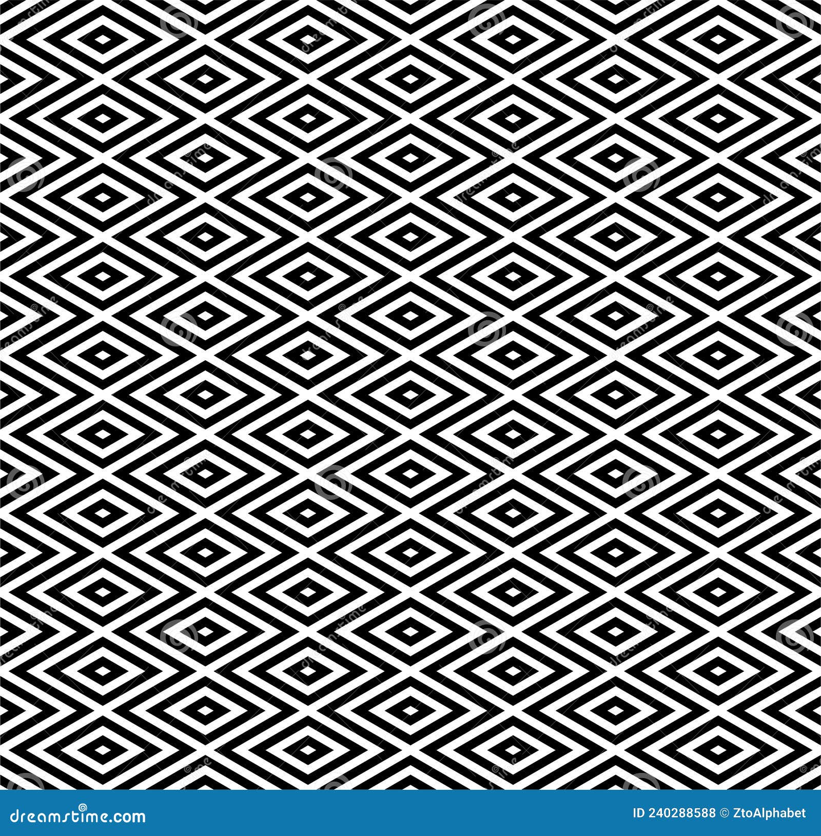 Geometry Pattern Seamless Line Rhombus Shapes Stock Vector ...