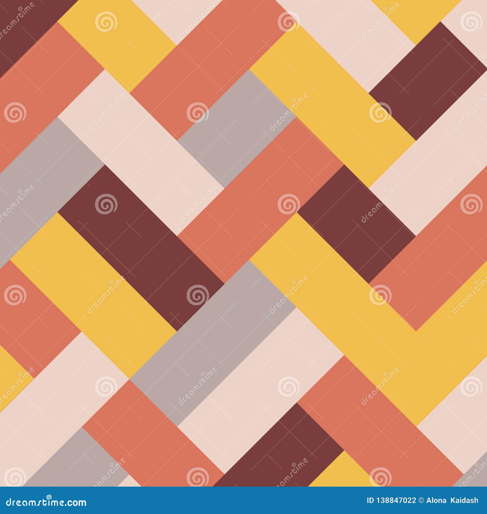 Geometry Rectangle Vector Pattern. Ethnic Ornament Stock Vector ...