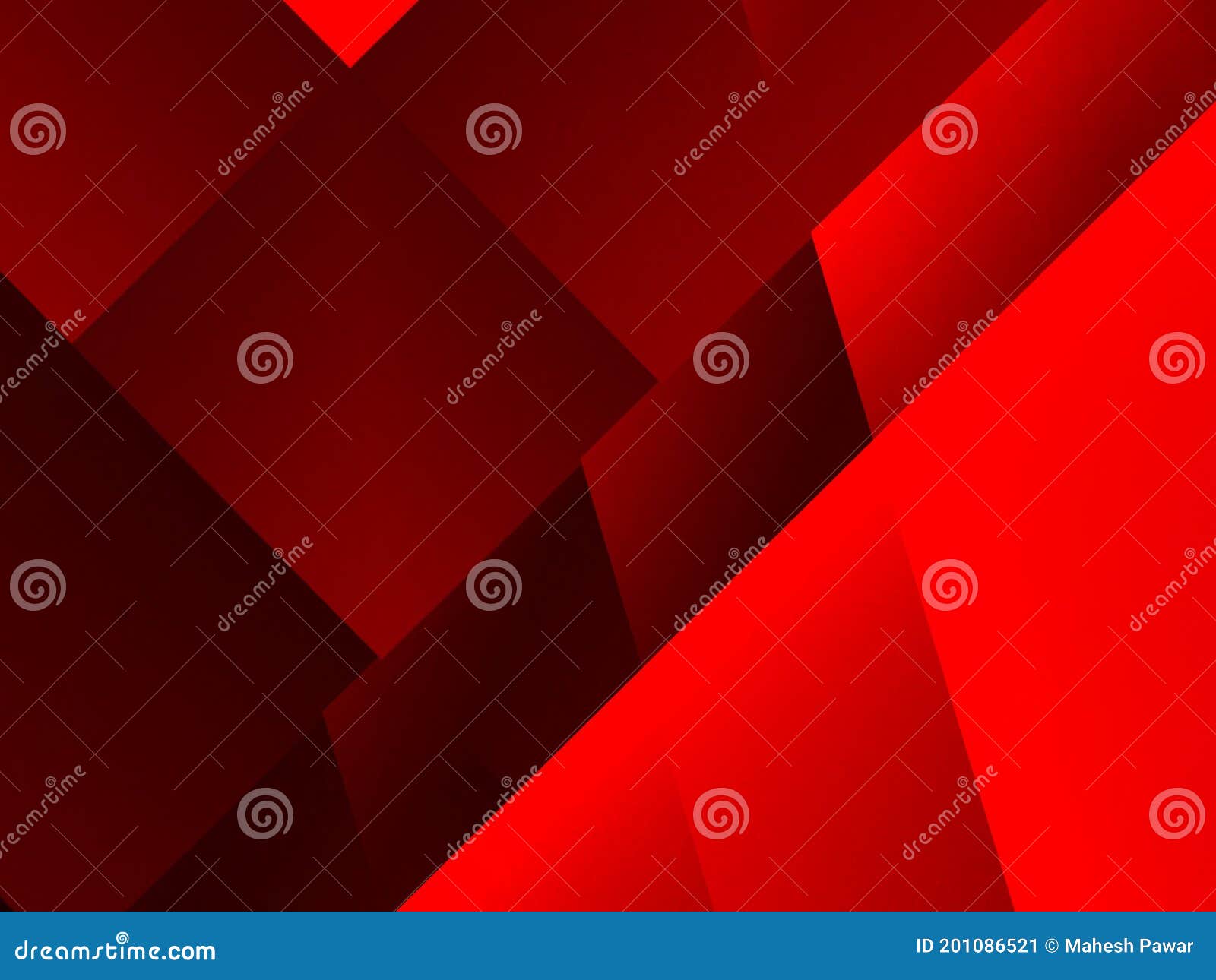 Geometry Rectangular Triangle Shapes in Red 3d Shade. Bright Colour ...