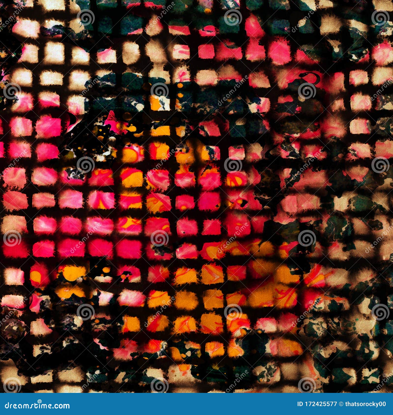 Geometry Repeat Pattern with Texture Background Stock Illustration ...