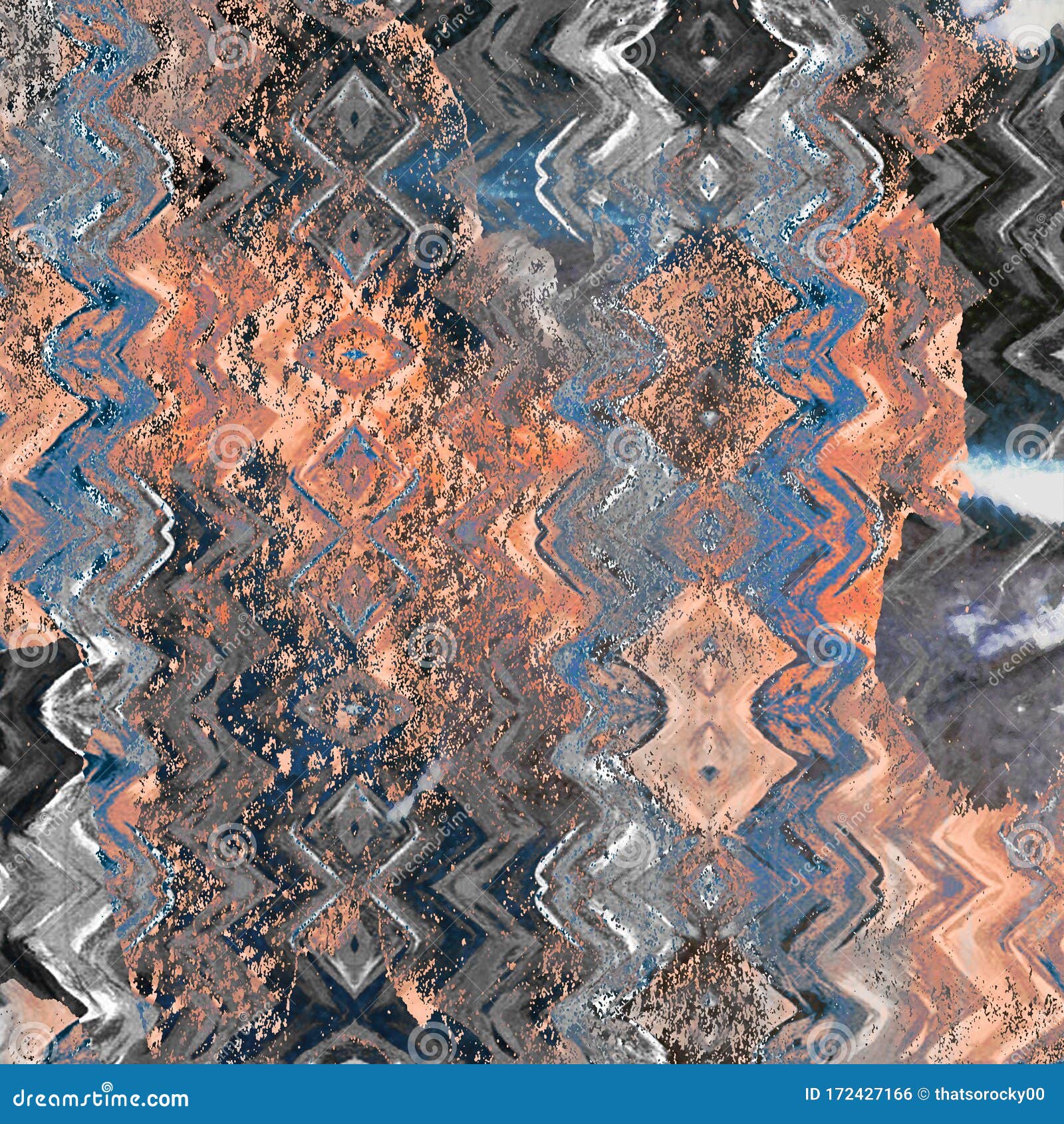 Geometry Repeat Pattern with Texture Background Stock Illustration ...