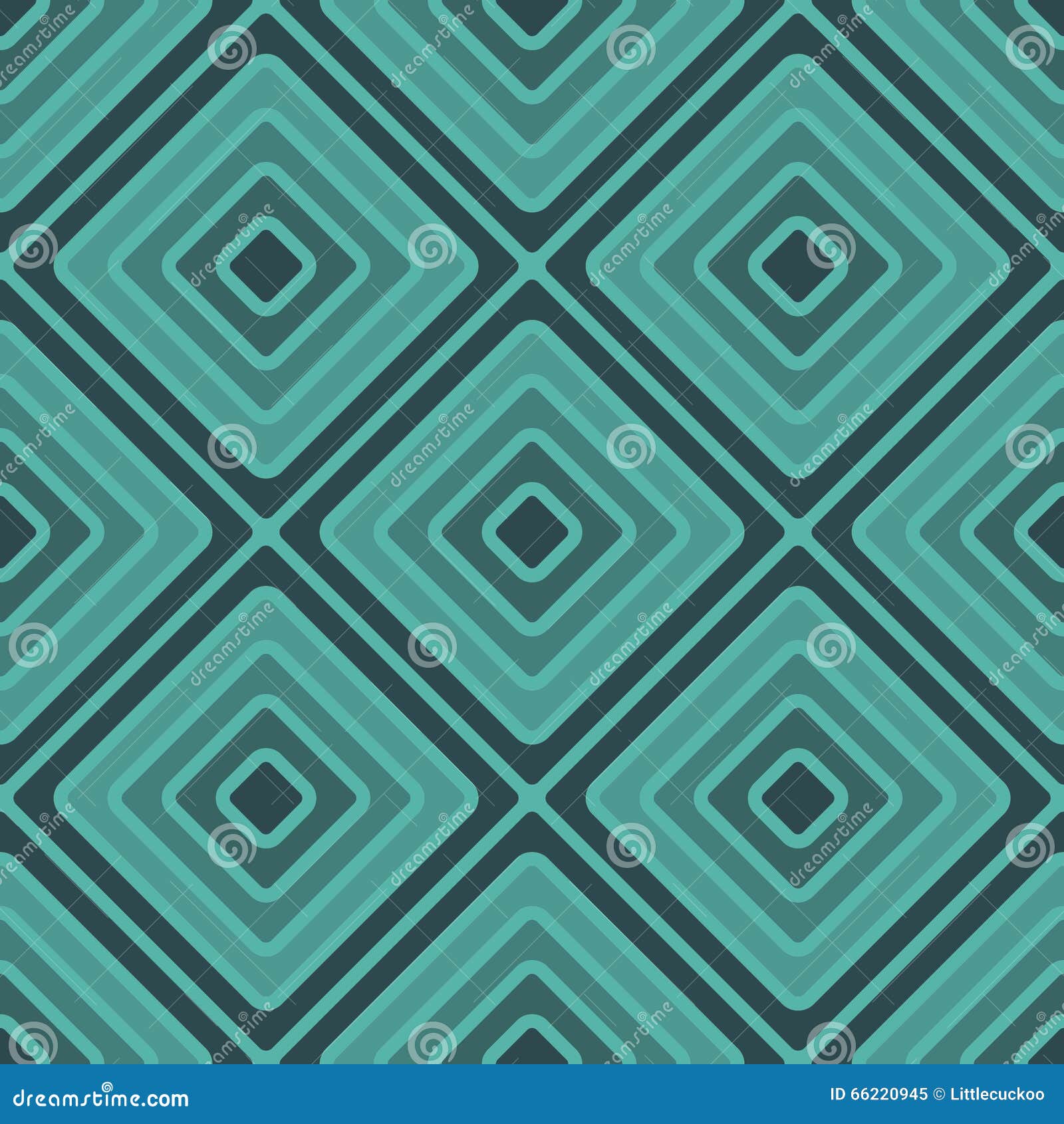 Geometry Rhombus Vector Seamless Pattern Stock Vector - Illustration of ...