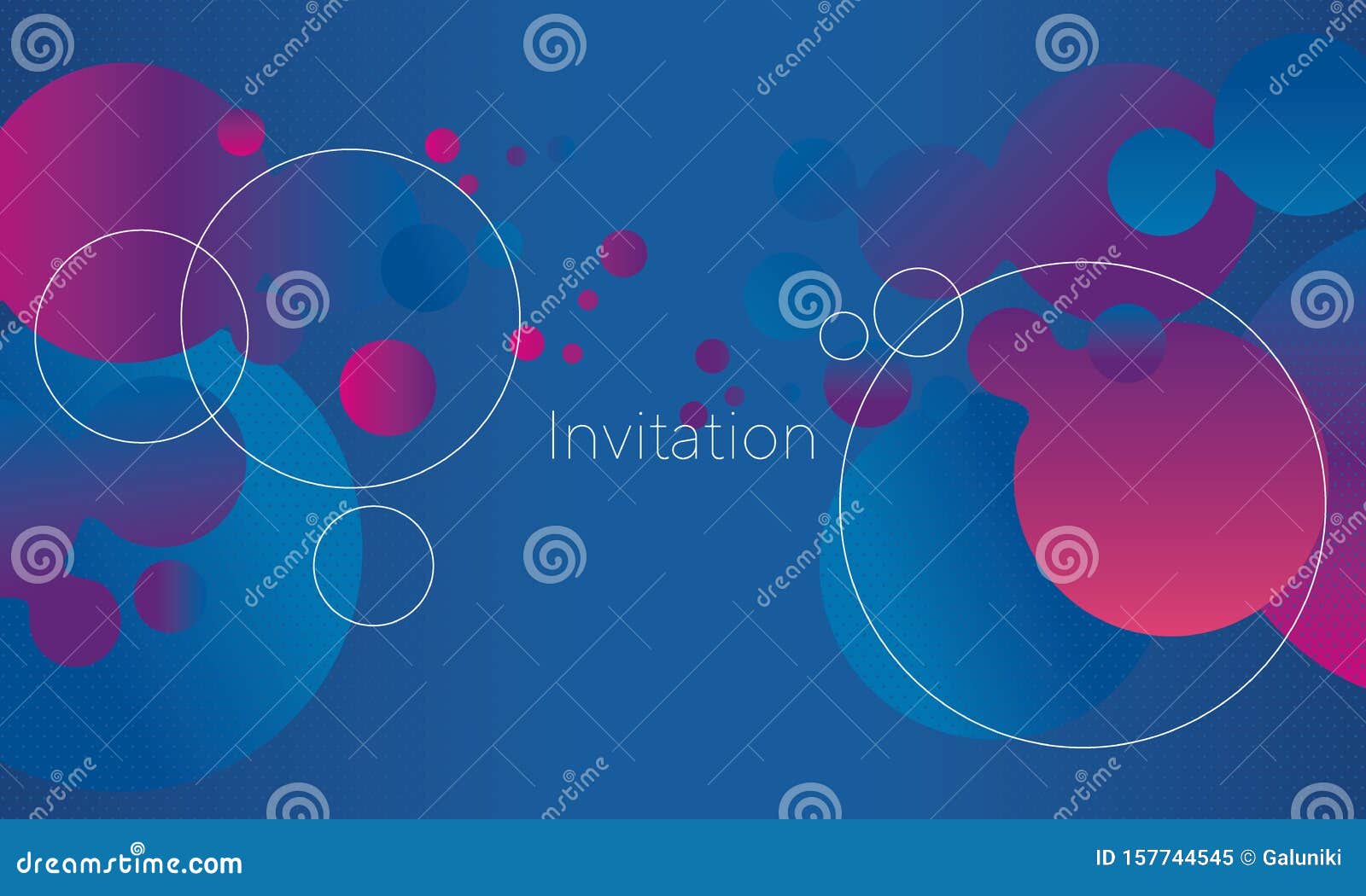 Geometry Round Shapes Element for Header, Poster Stock Vector ...
