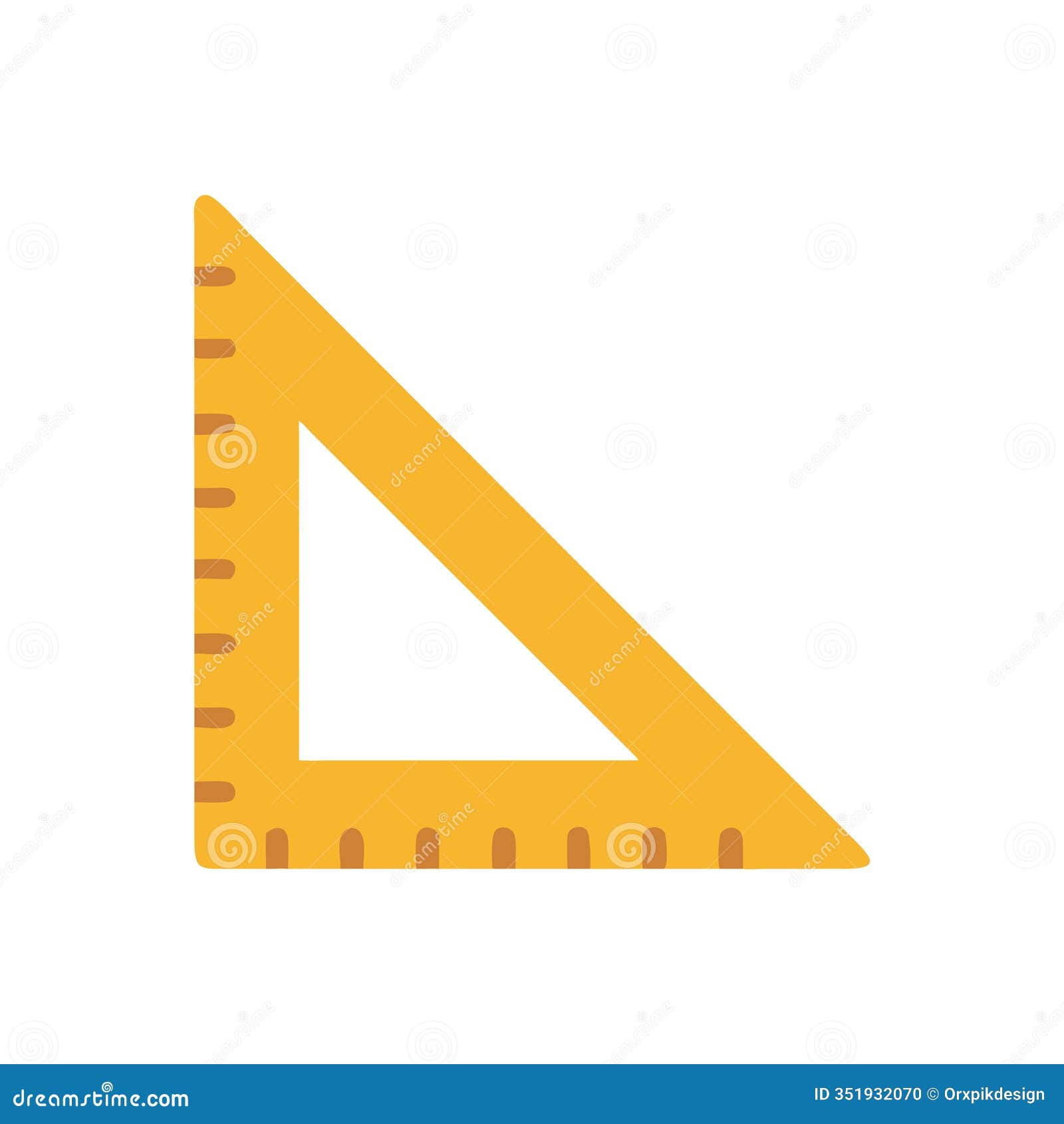 Geometry Ruler Solid Icon. Protractor Ruler Vector Illustration ...