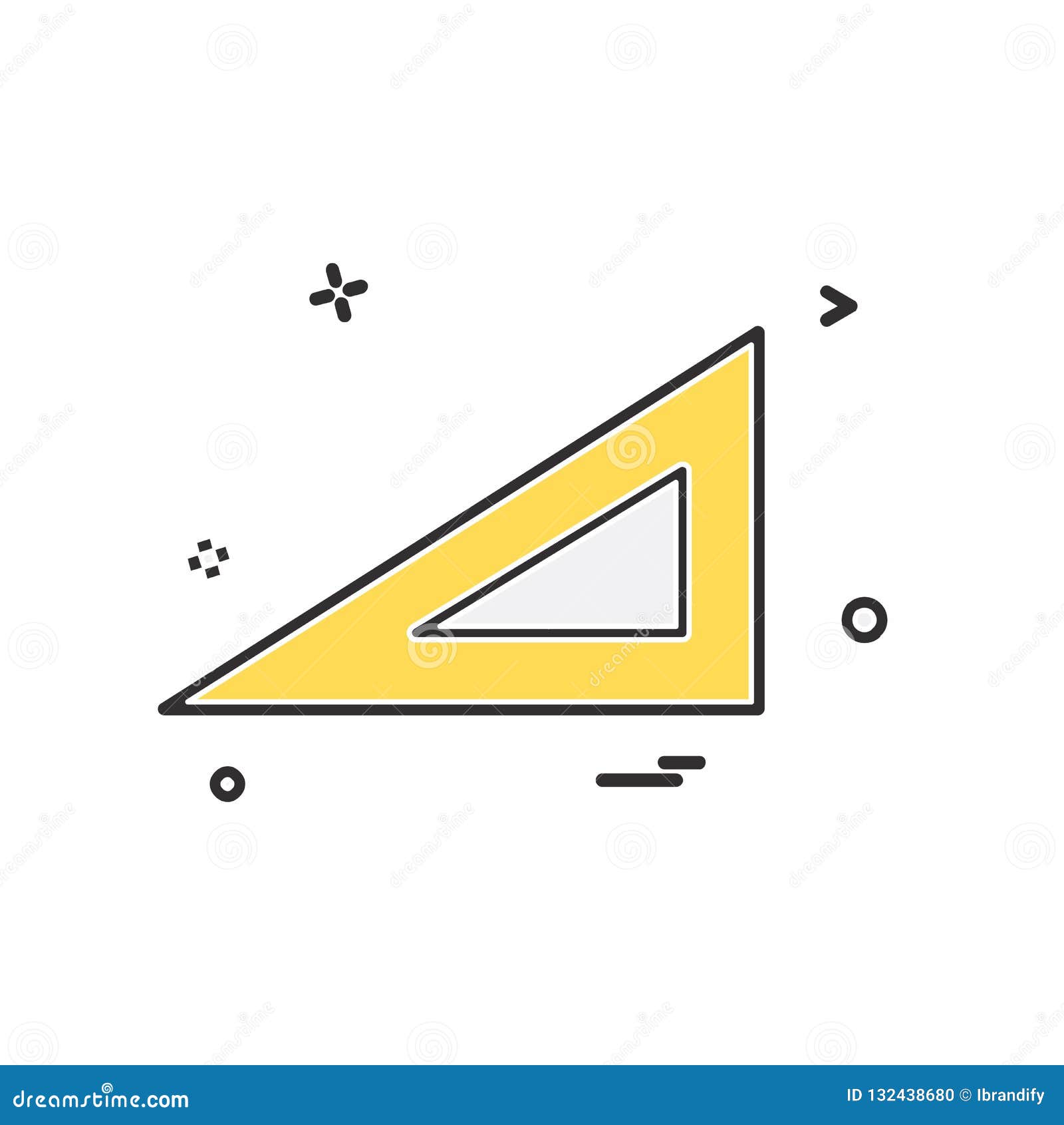 Geometry Scale Icon Design Vector Stock Vector - Illustration of ...