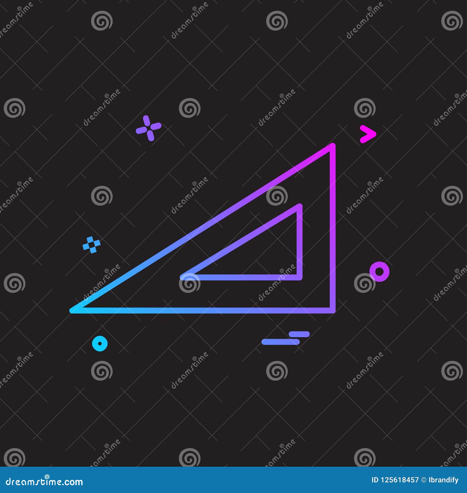 Geometry Scale Icon Design Vector Stock Vector - Illustration of ...