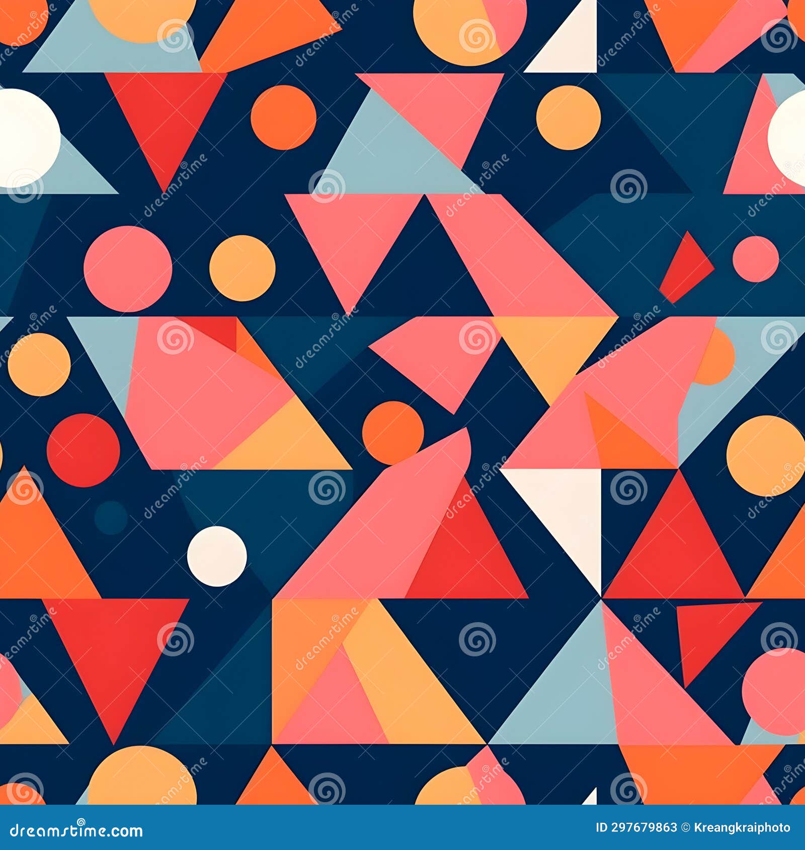 Geometry seamless pattern stock illustration. Illustration of artwork ...