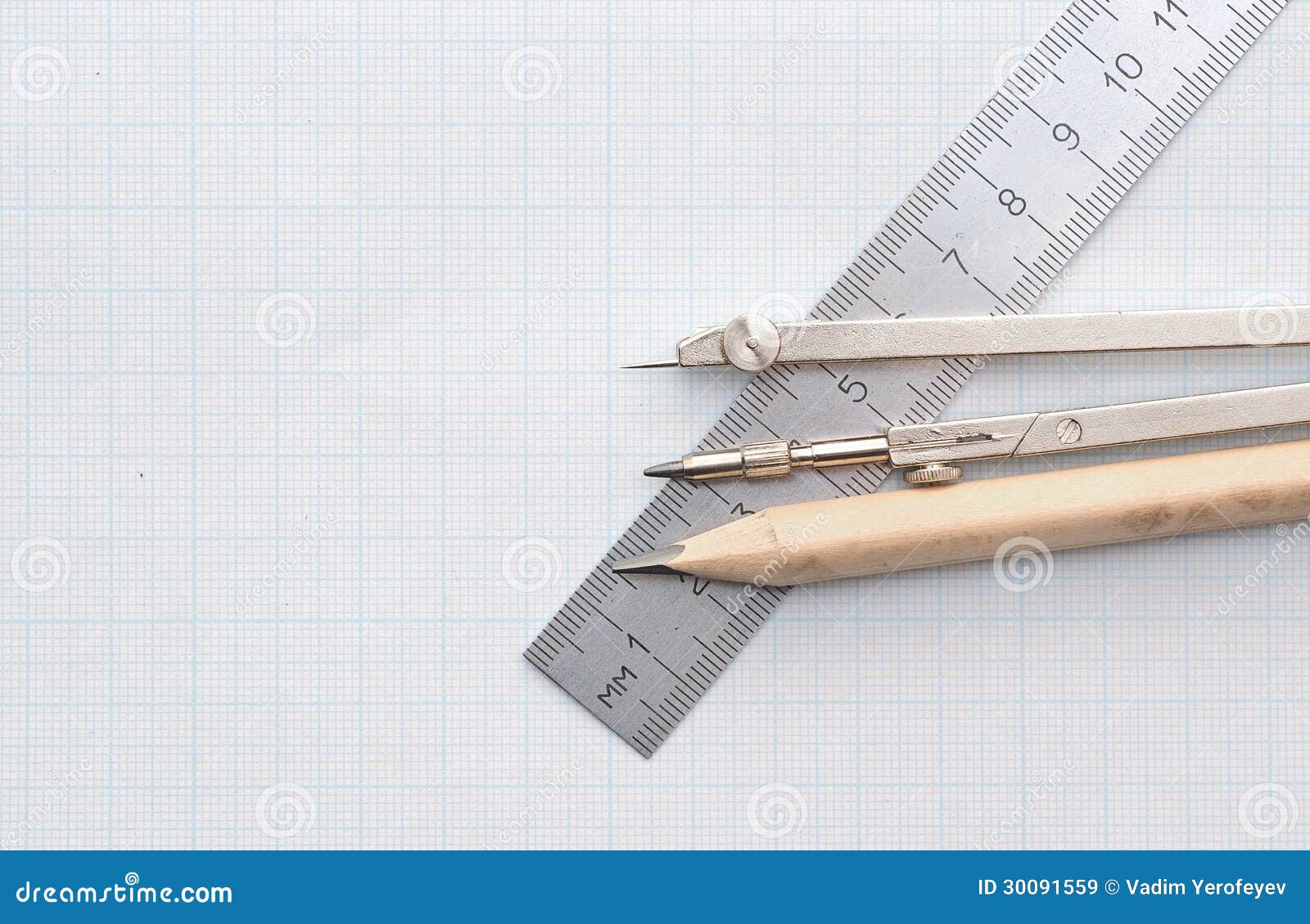 Geometry Set On Graph Paper Royalty-Free Stock Image | CartoonDealer ...