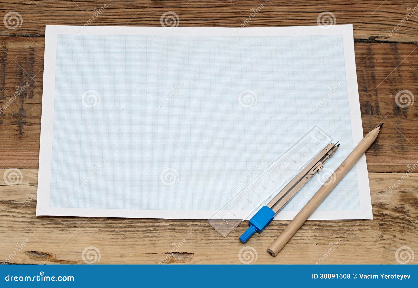 Geometry Set On Graph Paper Royalty-Free Stock Image | CartoonDealer ...