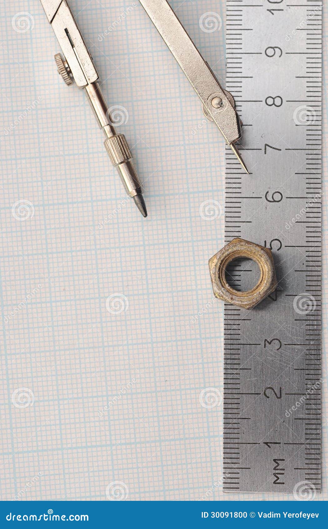Geometry set stock photo. Image of mathematics, architect - 30091800