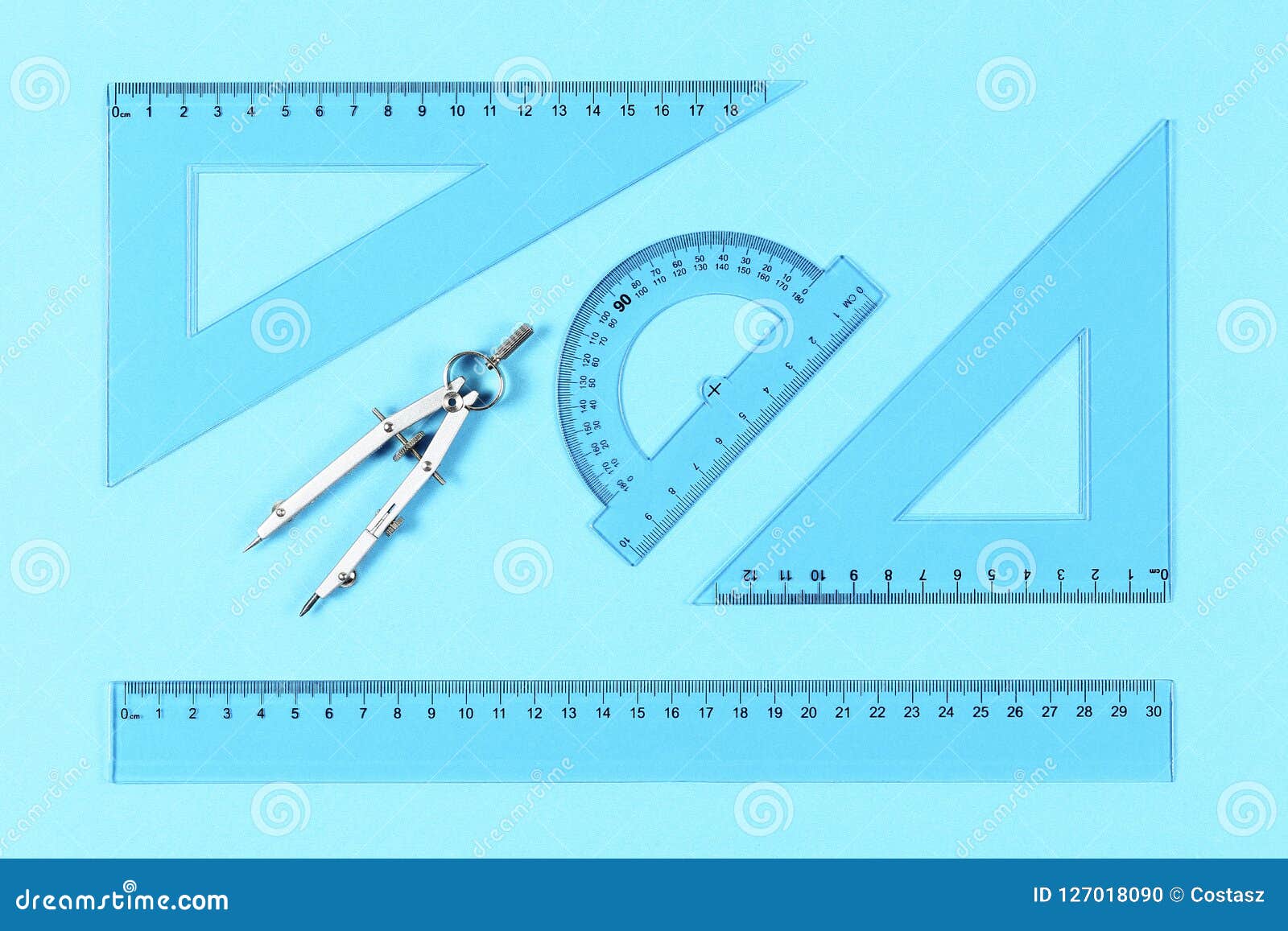 Geometry set stock photo. Image of rulers, instrument - 127018090