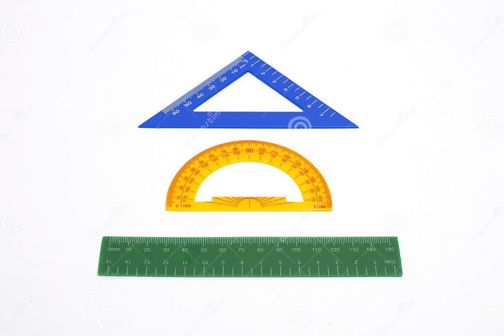 Geometry set stock image. Image of ruler, compass, setsquare - 38884661
