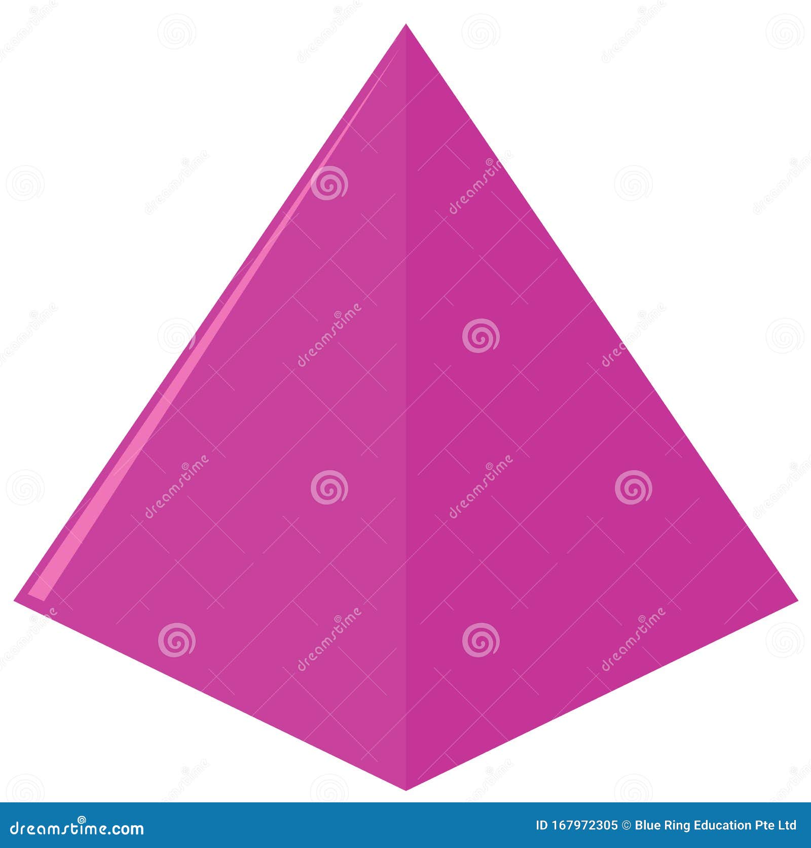Geometry Shape of Triangle in Pink Stock Vector - Illustration of ...