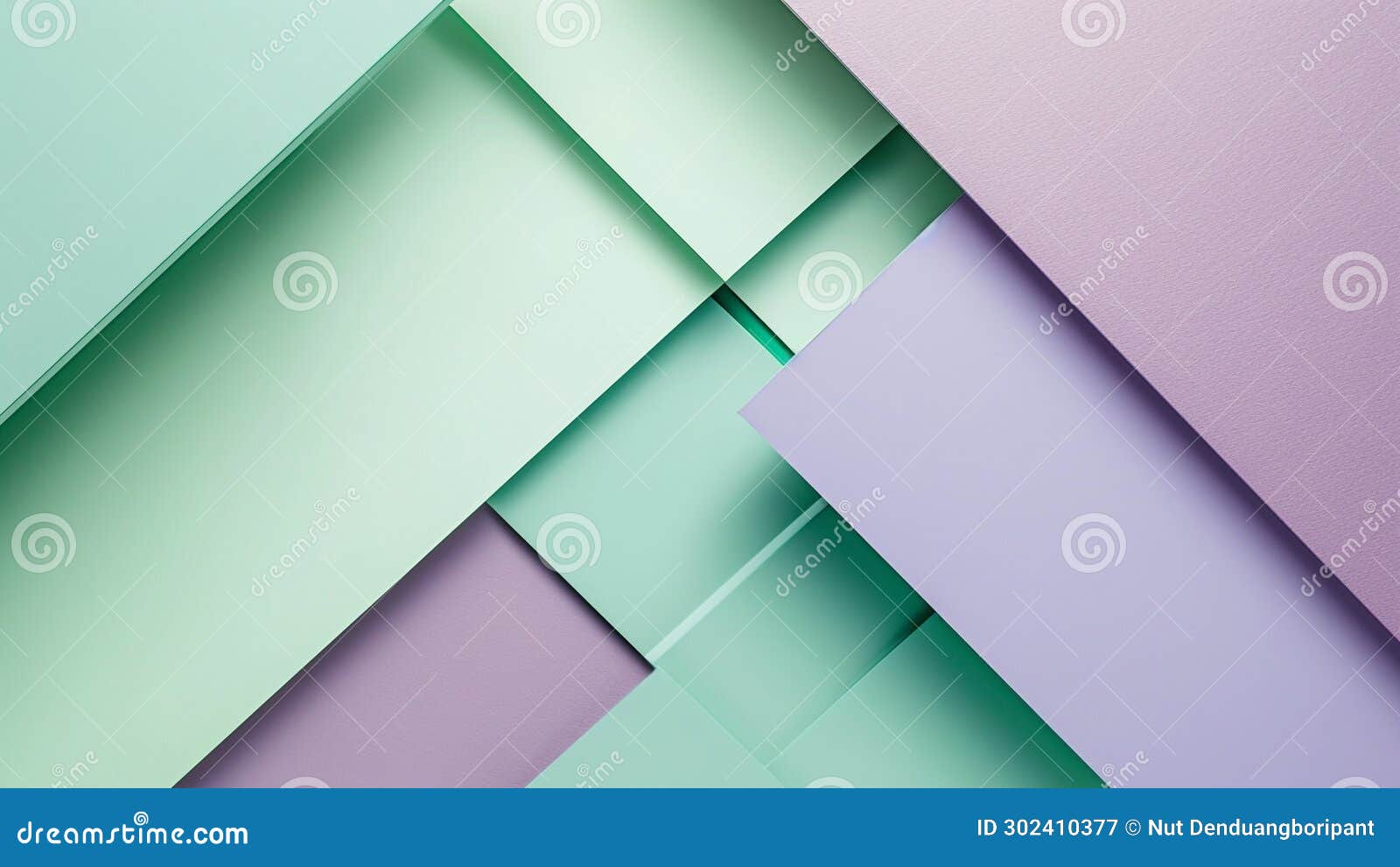 Geometry Soft Lavender and Mint Green Abstract Background Stock ...