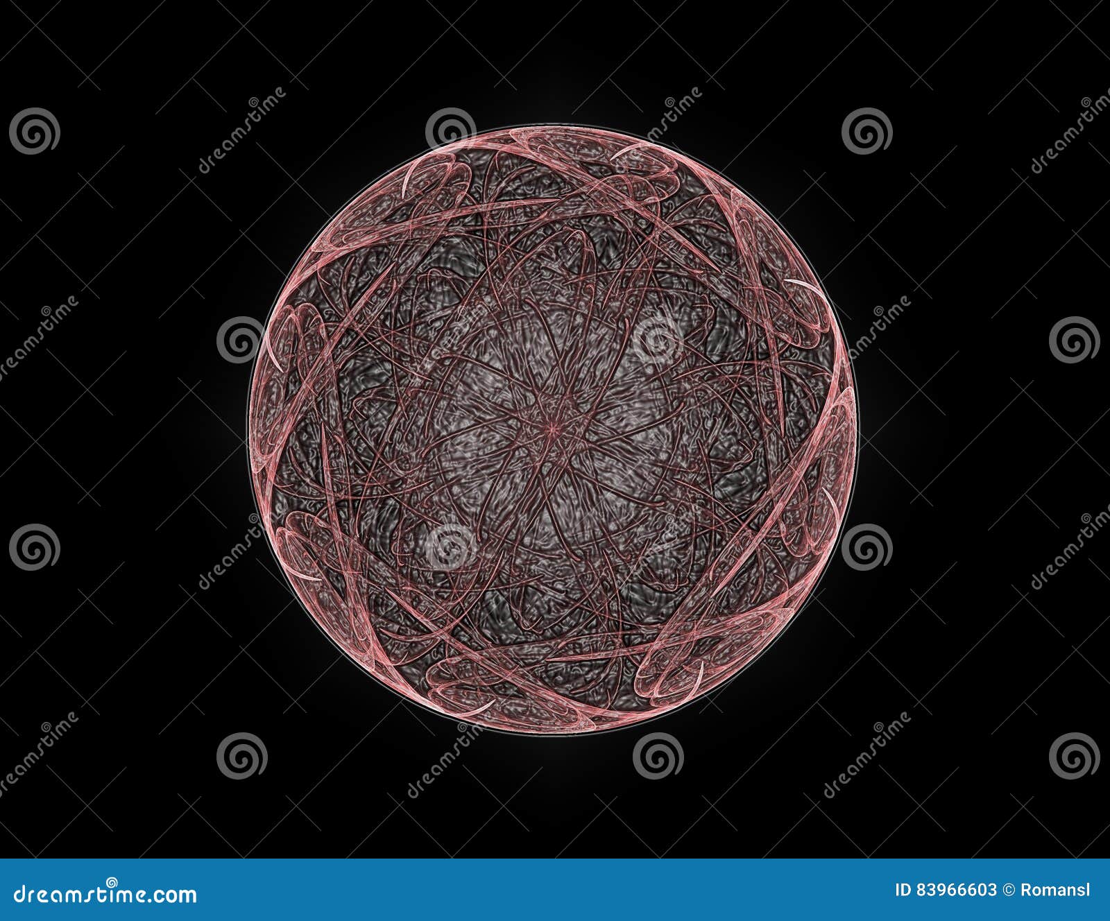 Geometry of Space Series. Visually Attractive Backdrop Made of C Stock ...