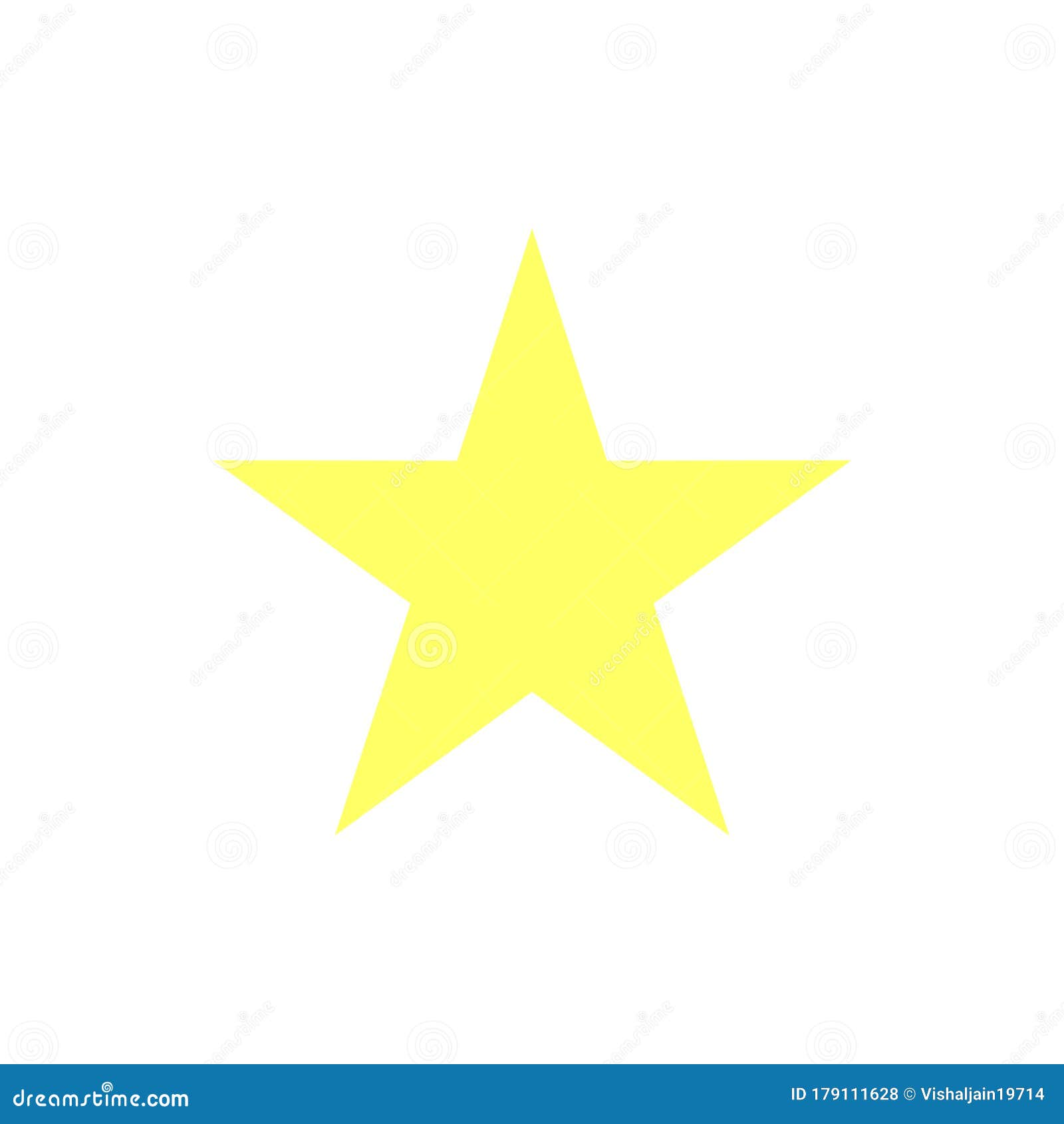 Star.Star with Five Rounded Points Icon.Vector Illustration. Stock ...