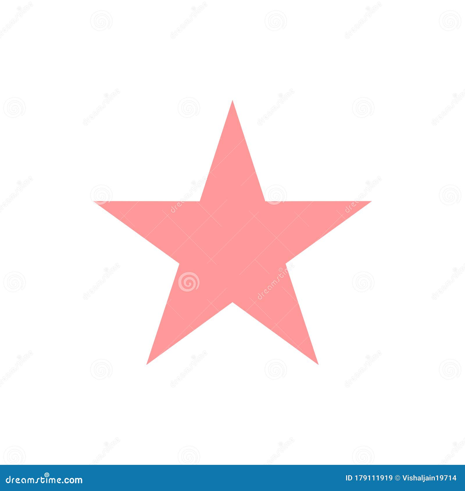 Star.Star with Five Rounded Points Icon.Vector Illustration. Stock ...
